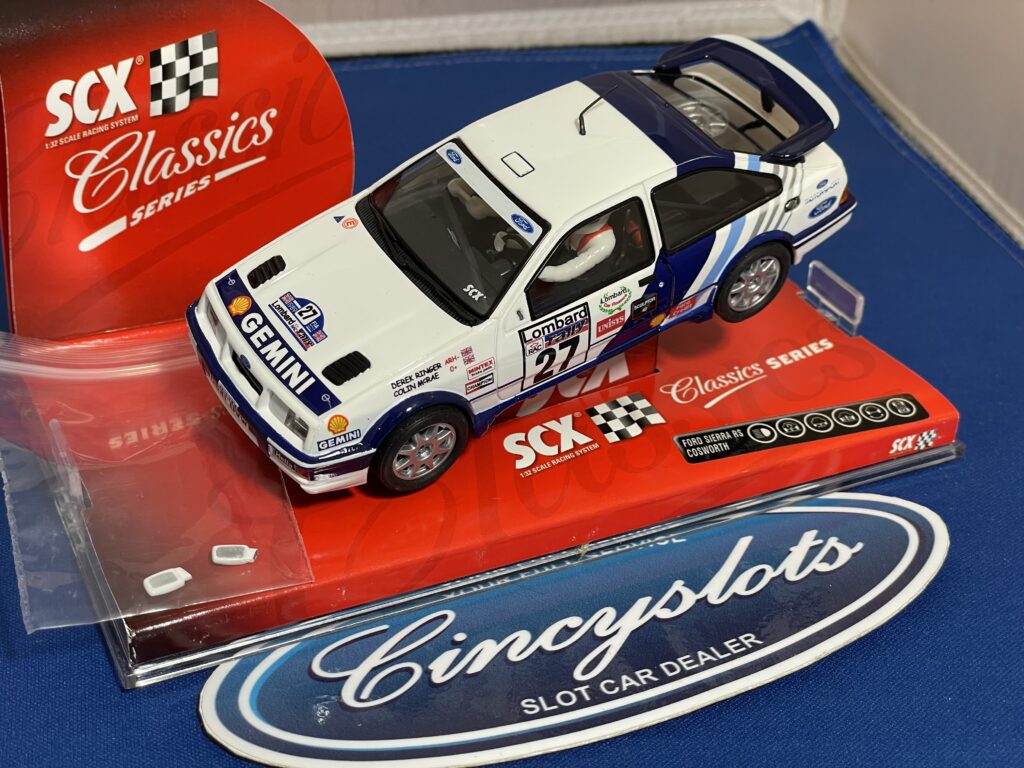 SCX 62470 Ford Sierra, Lightly Used 1/32 Slot Car.