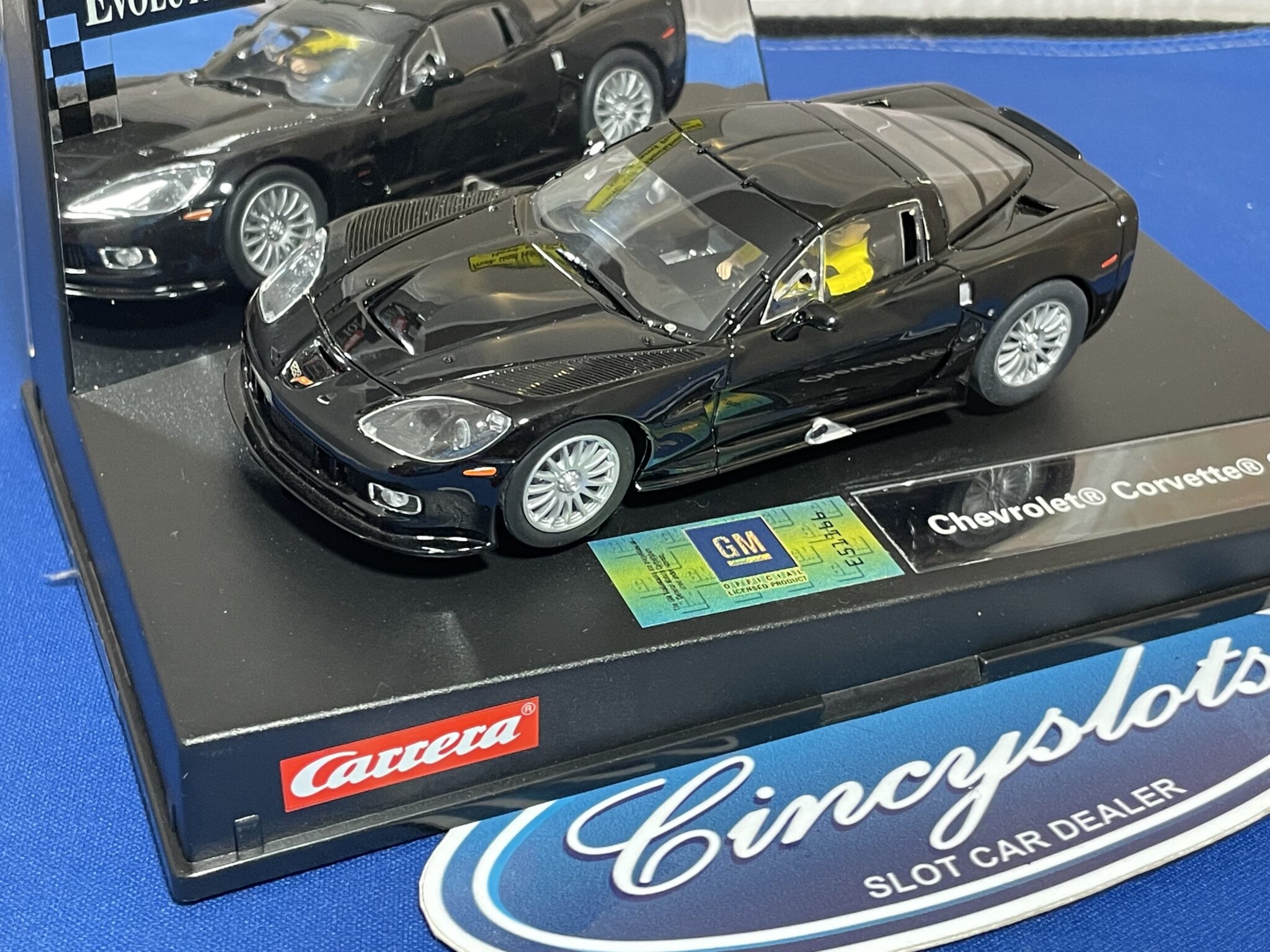 Carrera Evolution 27142 Chevrolet Corvette C6R, Lightly Used.