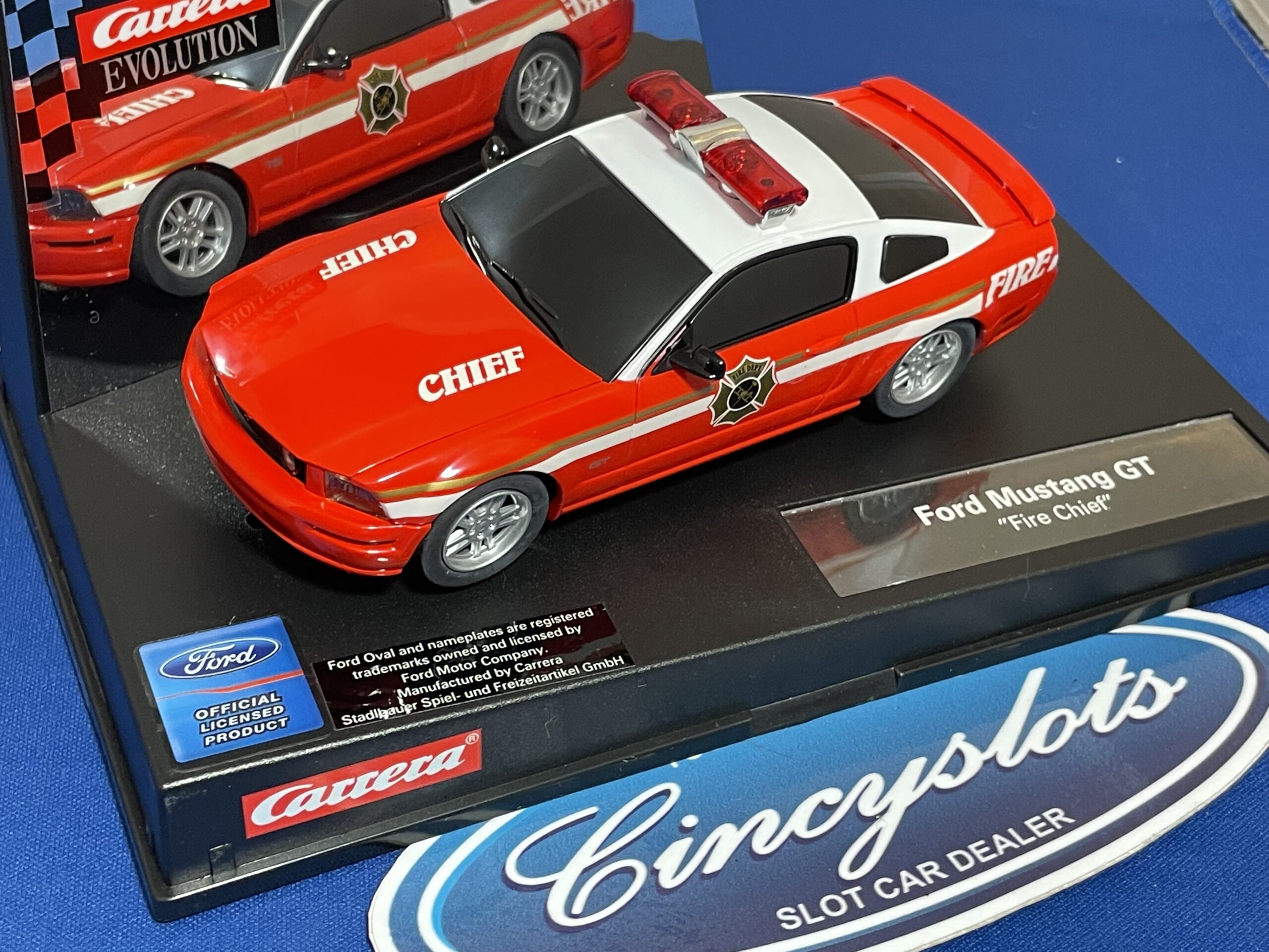 Carrera Evolution 27177 Ford Mustang GT Fire Chief, Lightly Used.