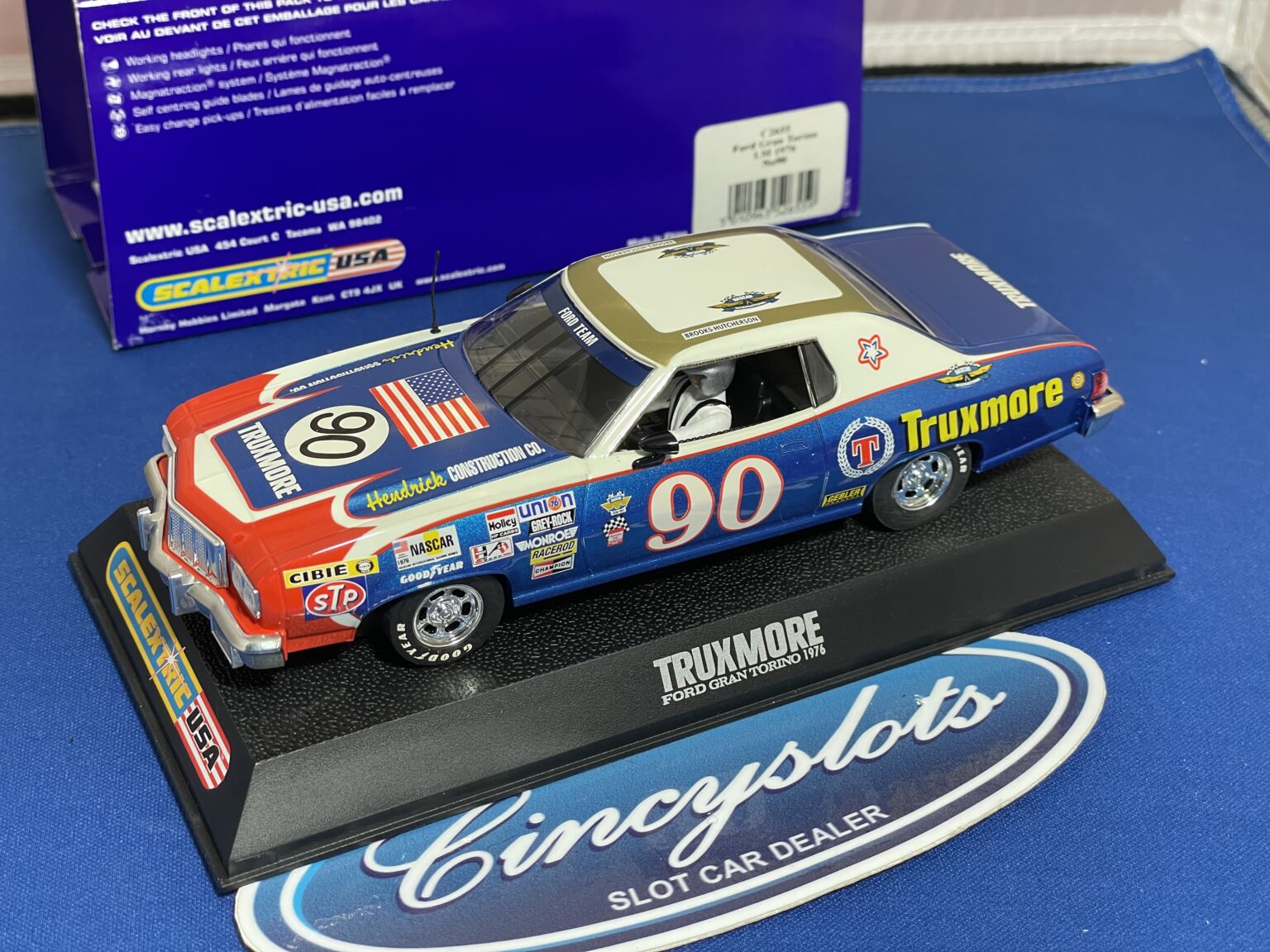 Scalextric C2655 Ford Gran Torino Truxmore, Lightly Used.