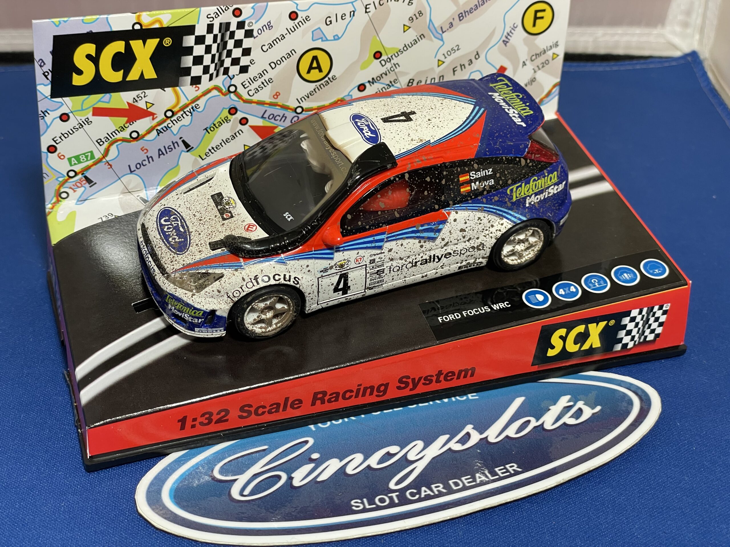 SCX 61060 Ford Focus WRC, Lightly Used.