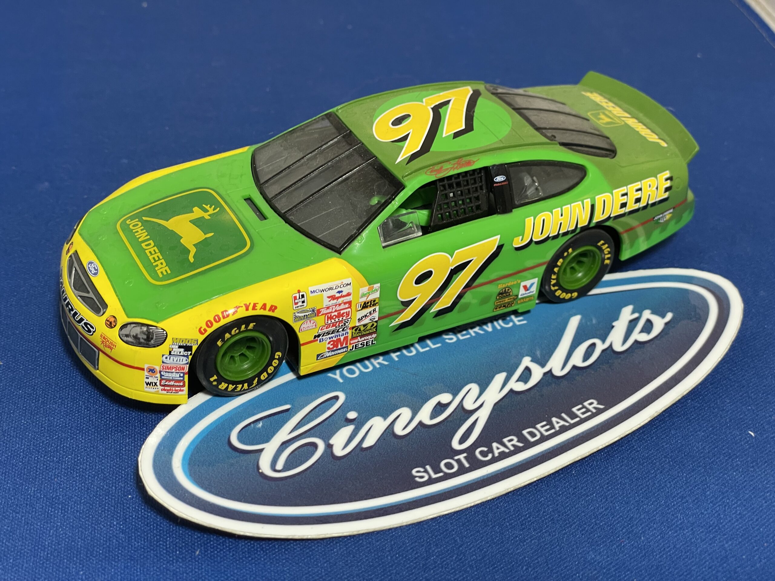 Scalextric John Deere Nascar Lightly Used.