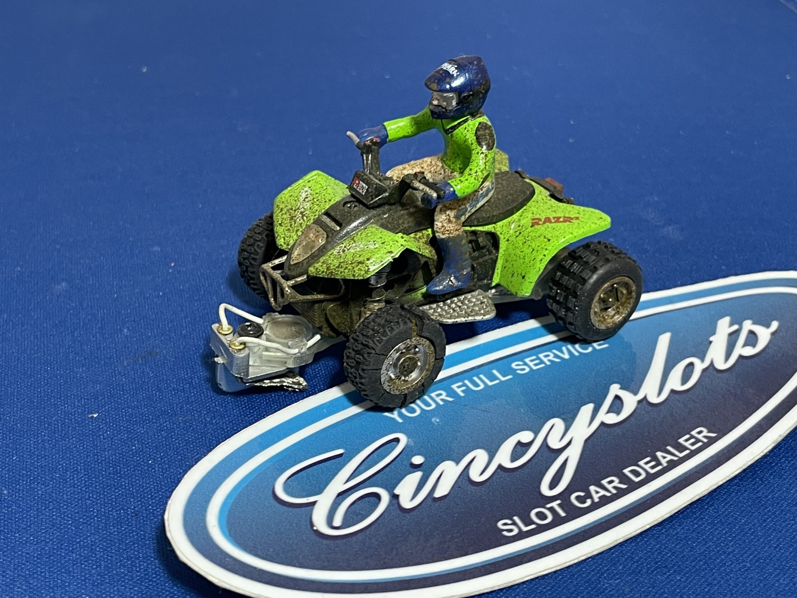 Power Slot Dirty ATV Set of 2 Cars, Lightly Used.