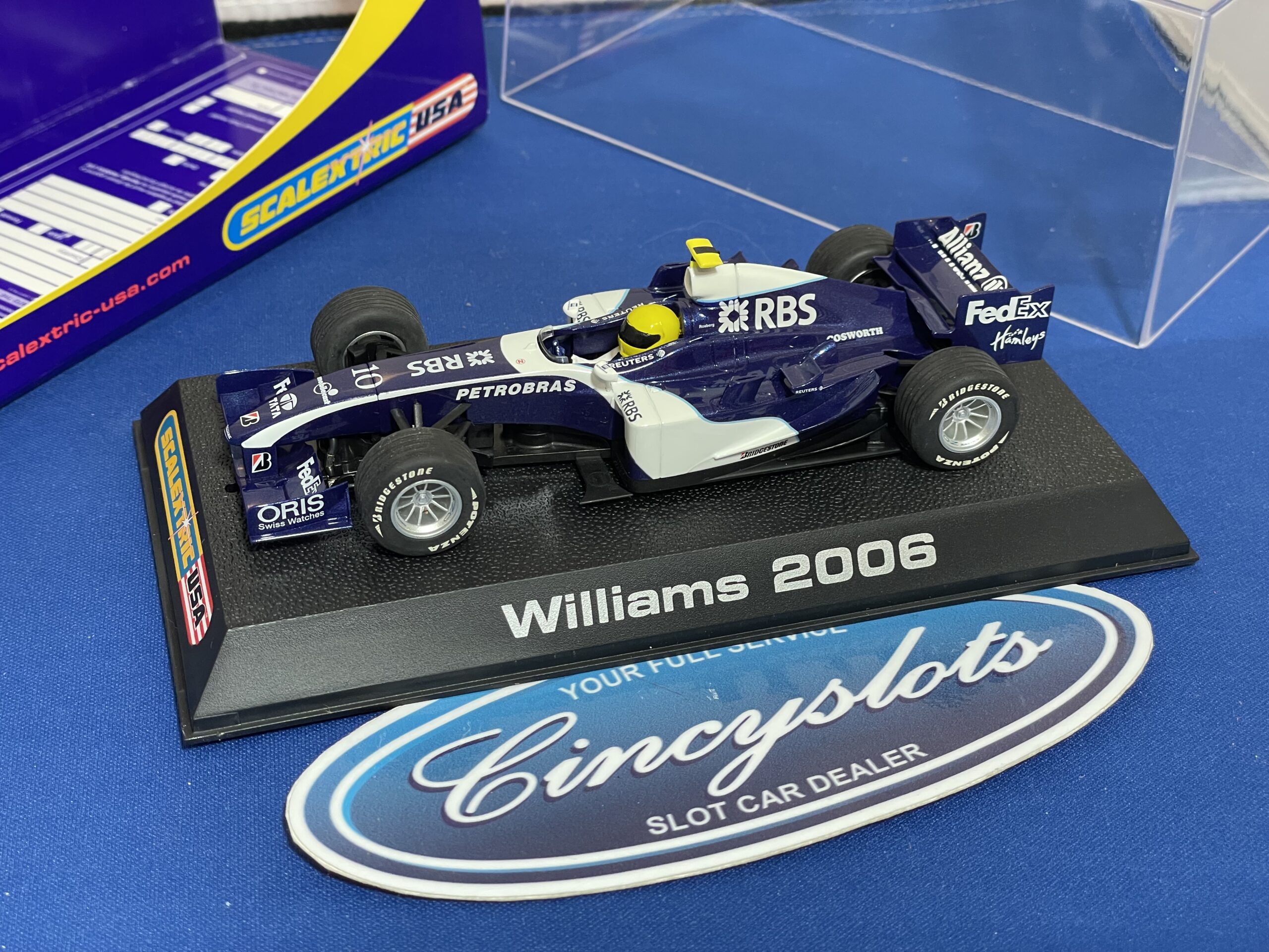 Scalextric C2726 BMW Williams #10. Lightly Used, 1/32 Slot Car.