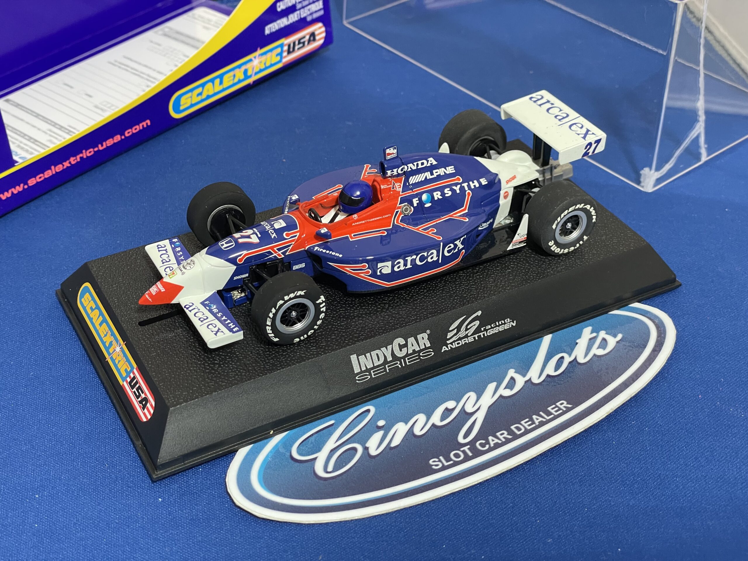 Scalextric C2571 Andretti IRL. Lightly Used, 1/32 Slot Car.