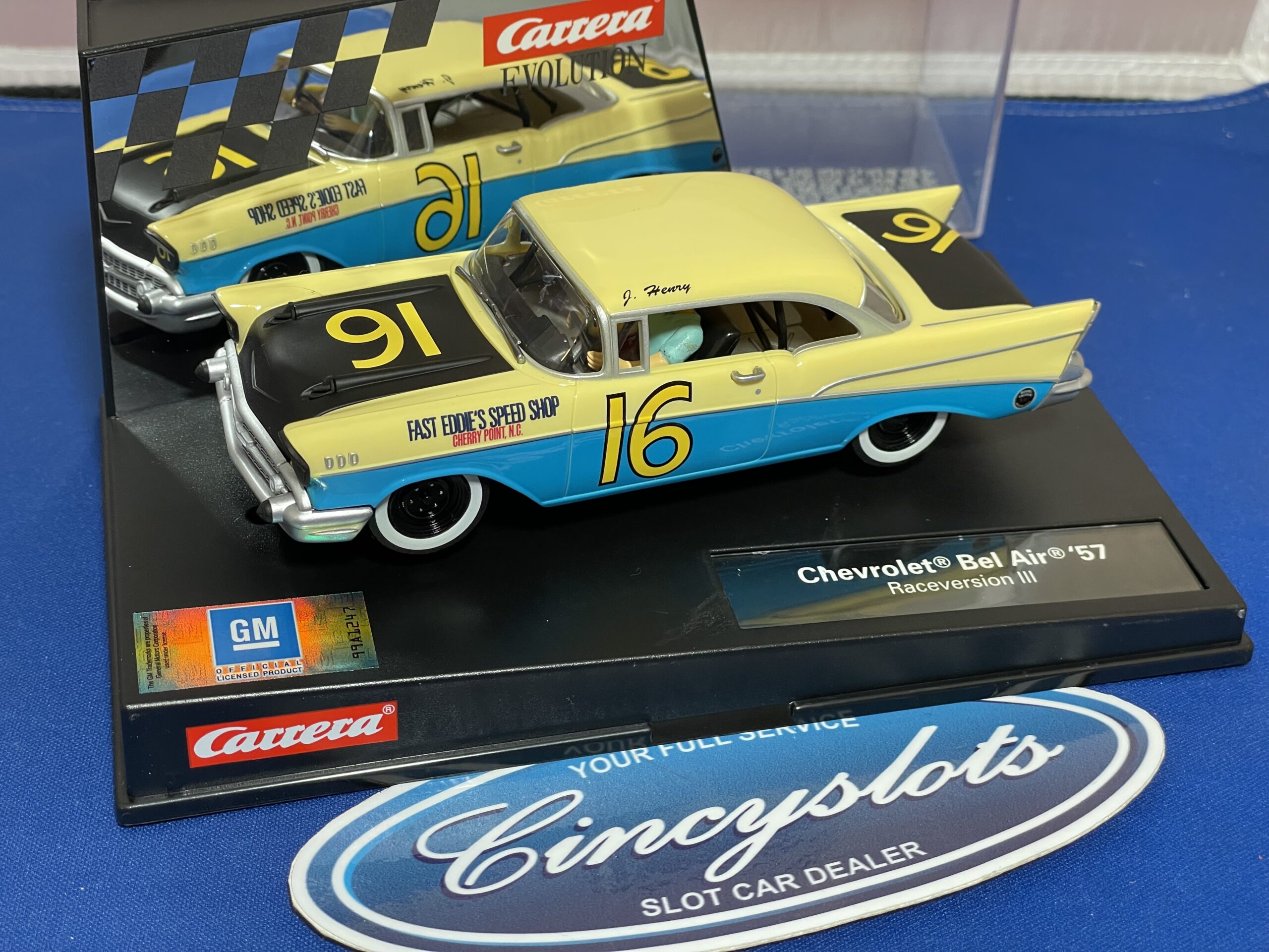 Carrera Evolution 27489 Chevrolet Bel Air, Lightly Used.