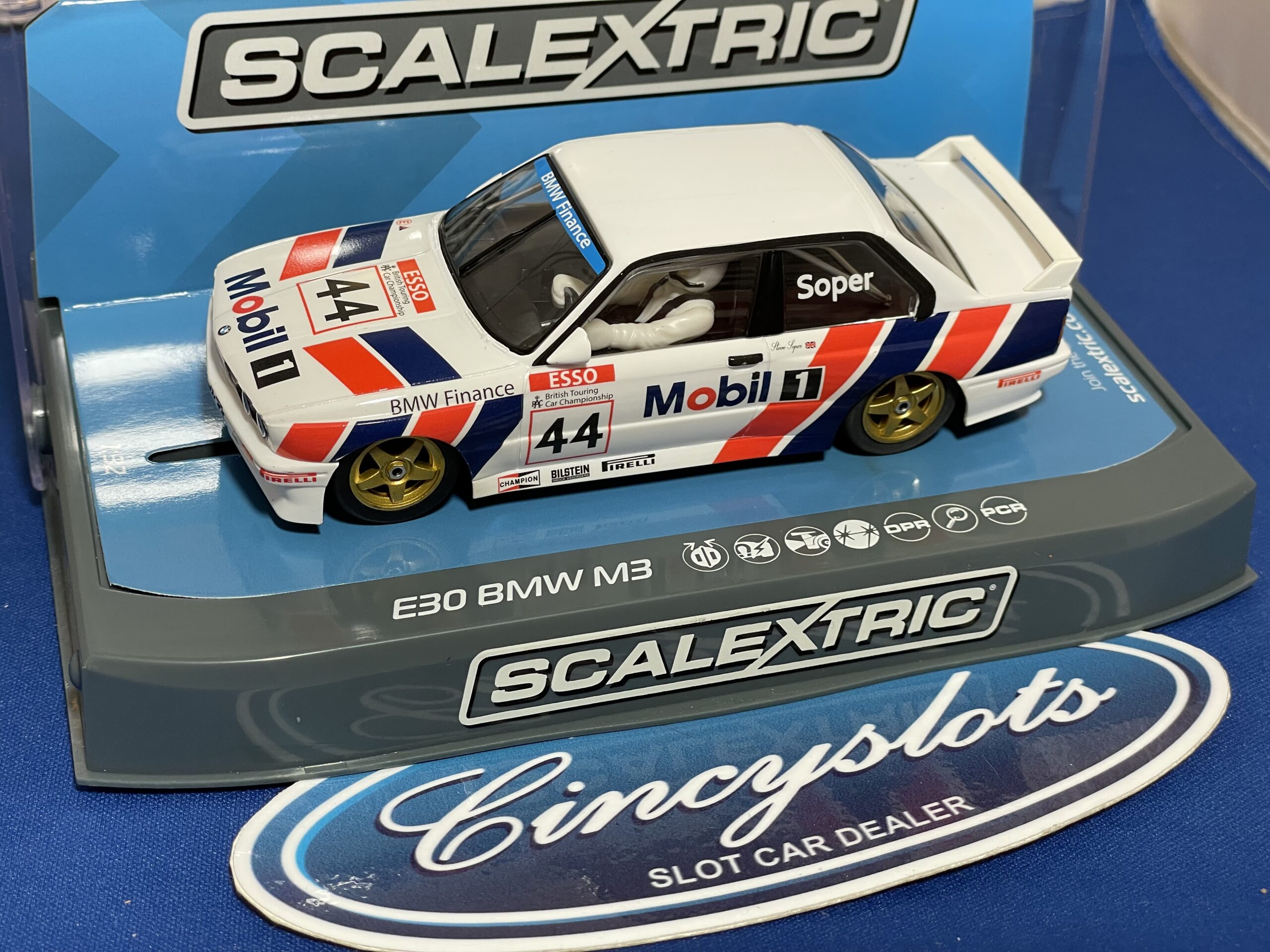 Scalextric C3782 BMW E30, Lightly Used.