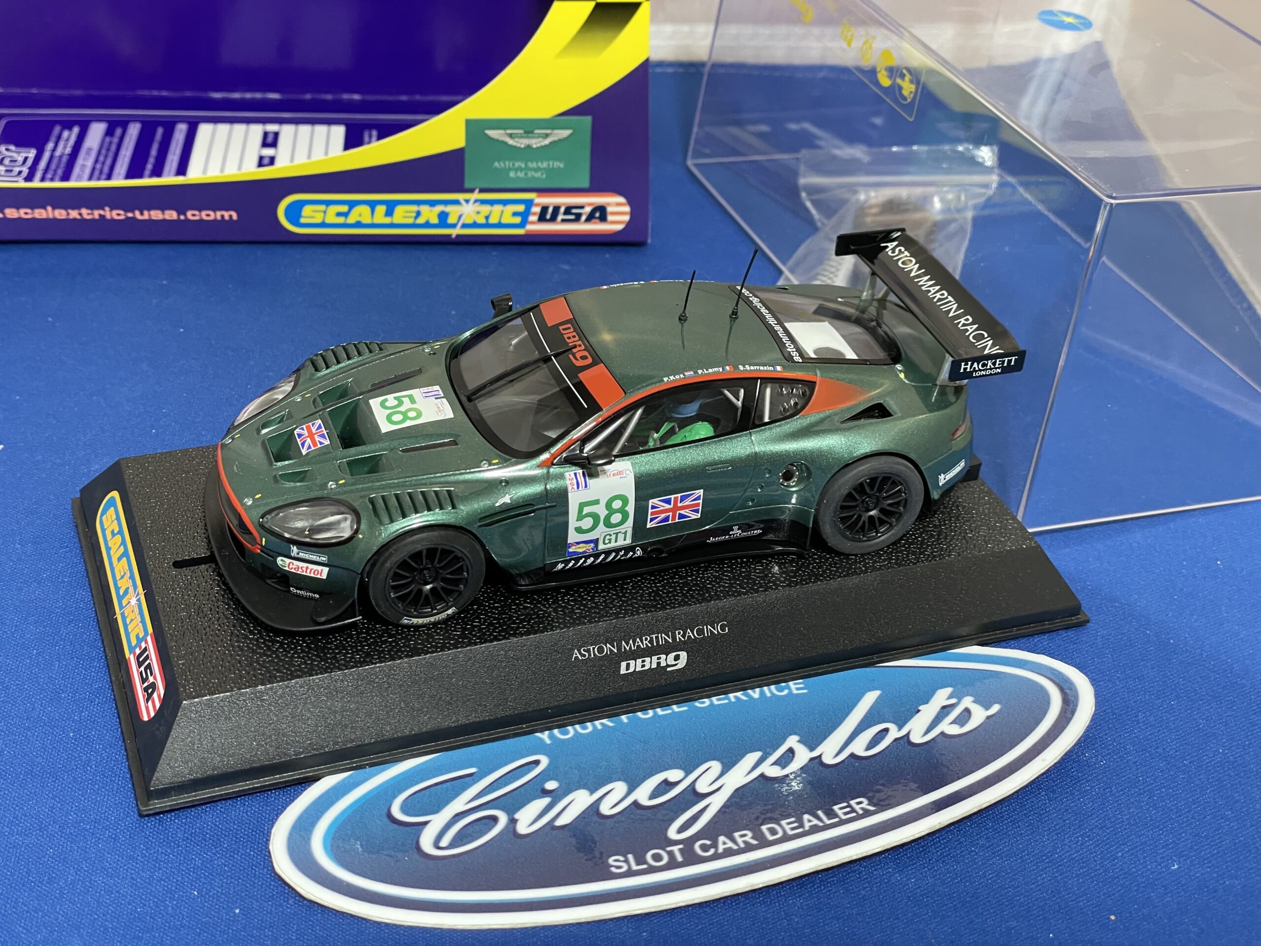 Scalextric C2758 Aston Martin DBR9, Lightly Used.