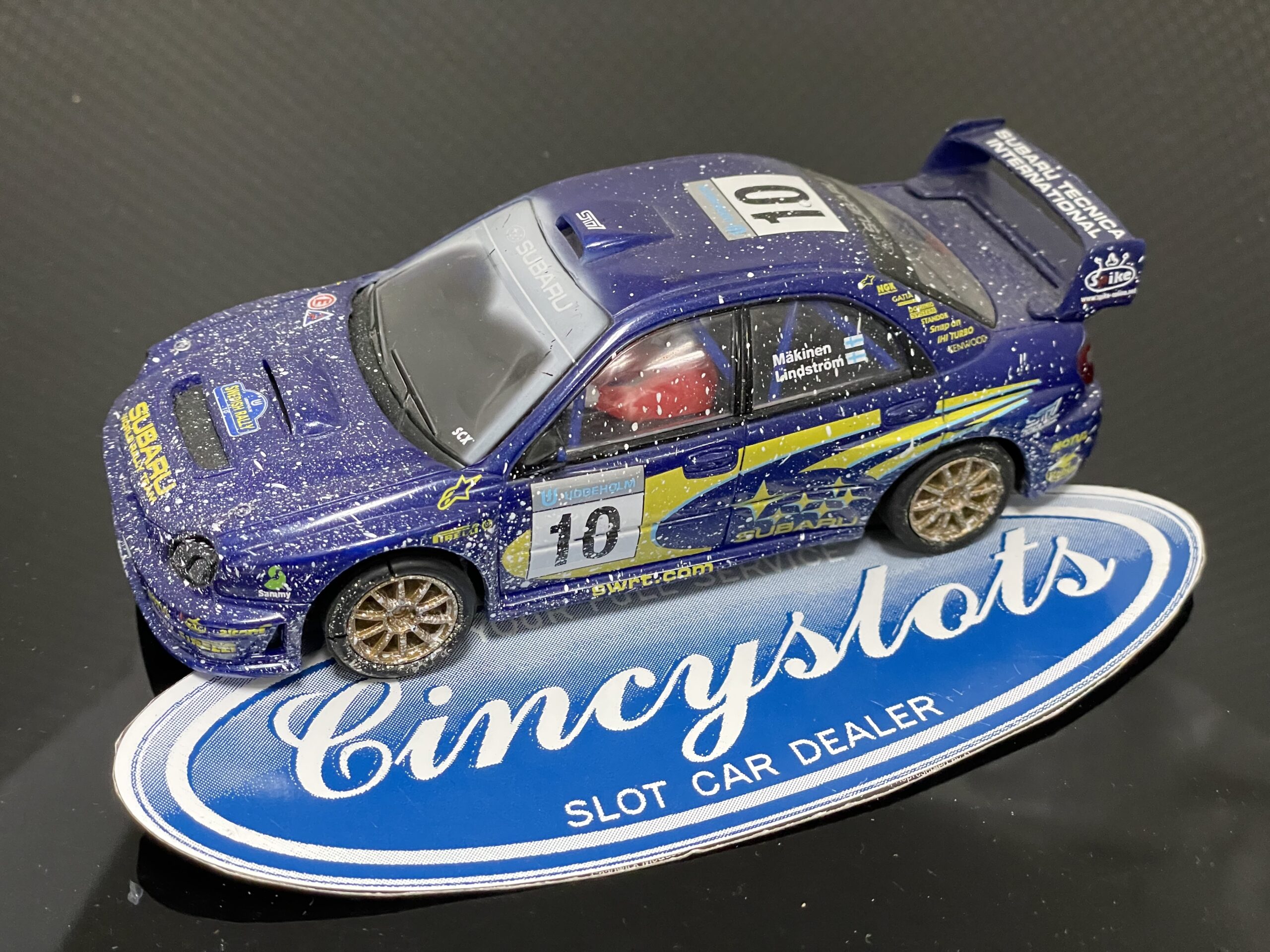 SCX Subaru Impreza Rally Snow Effect, Used.