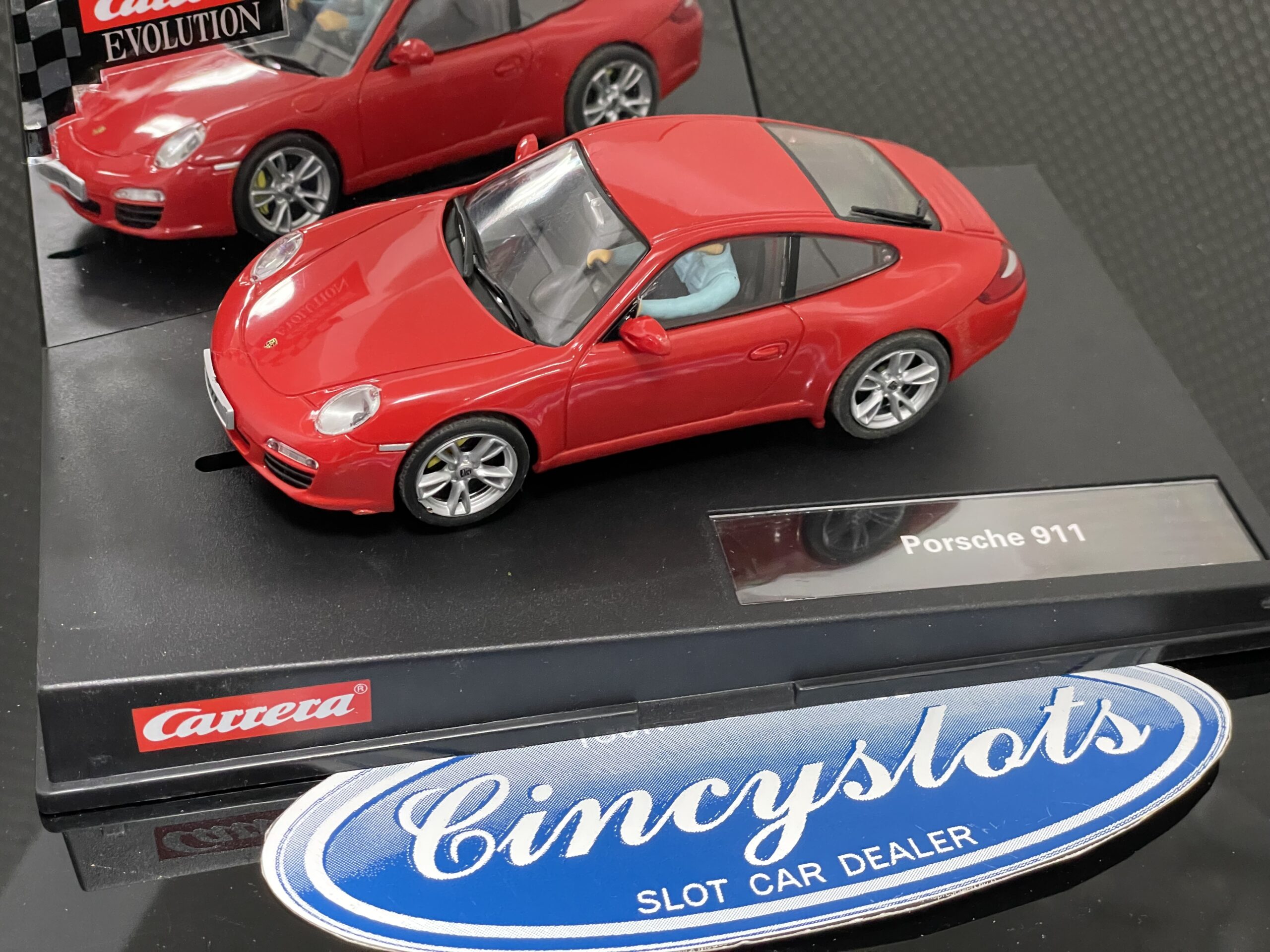 Carrera Evolution 27242 Porsche 911 Red, Used.