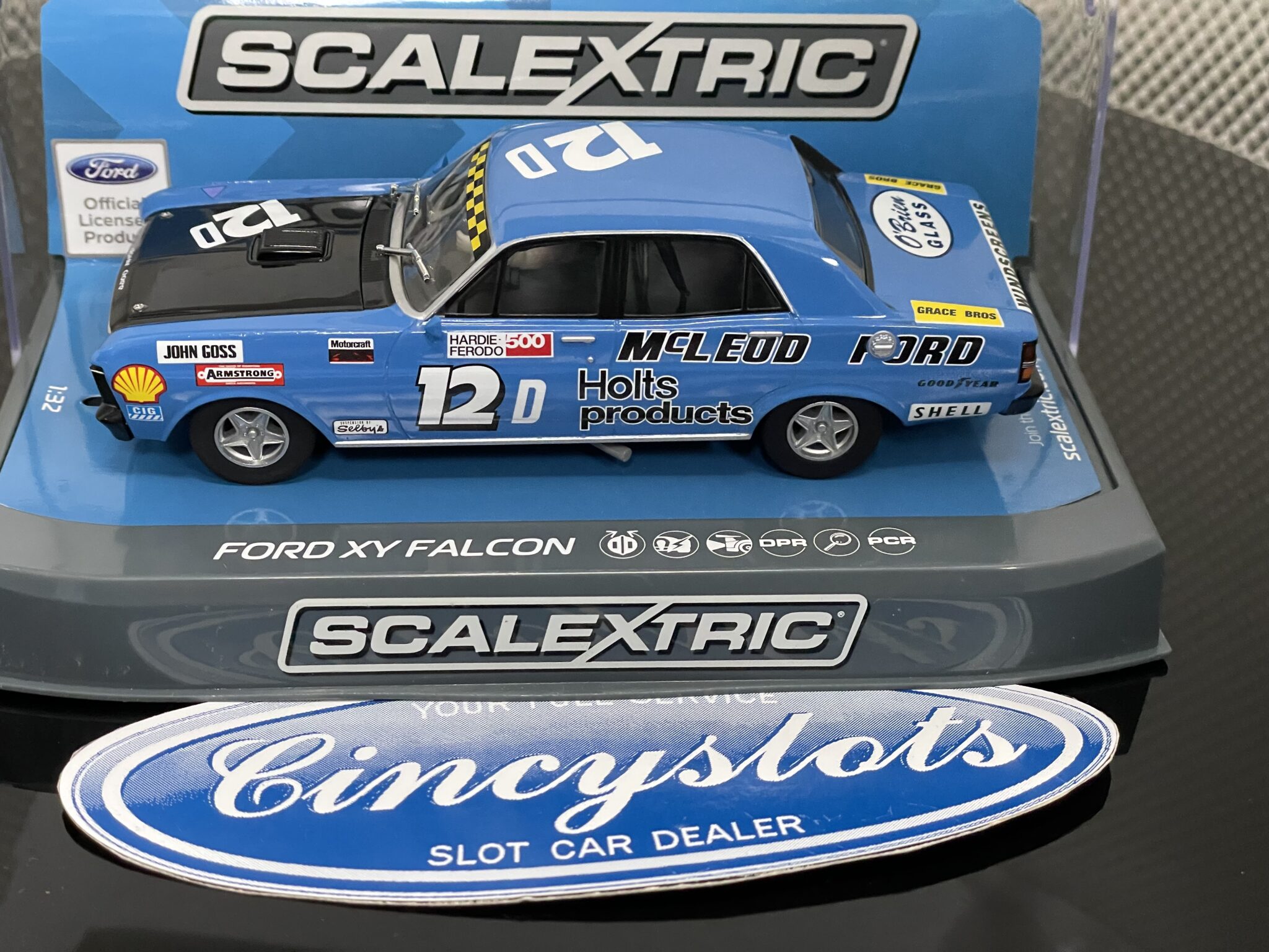 Scalextric C3696 Ford XY Falcon 1/32 Slot Car.