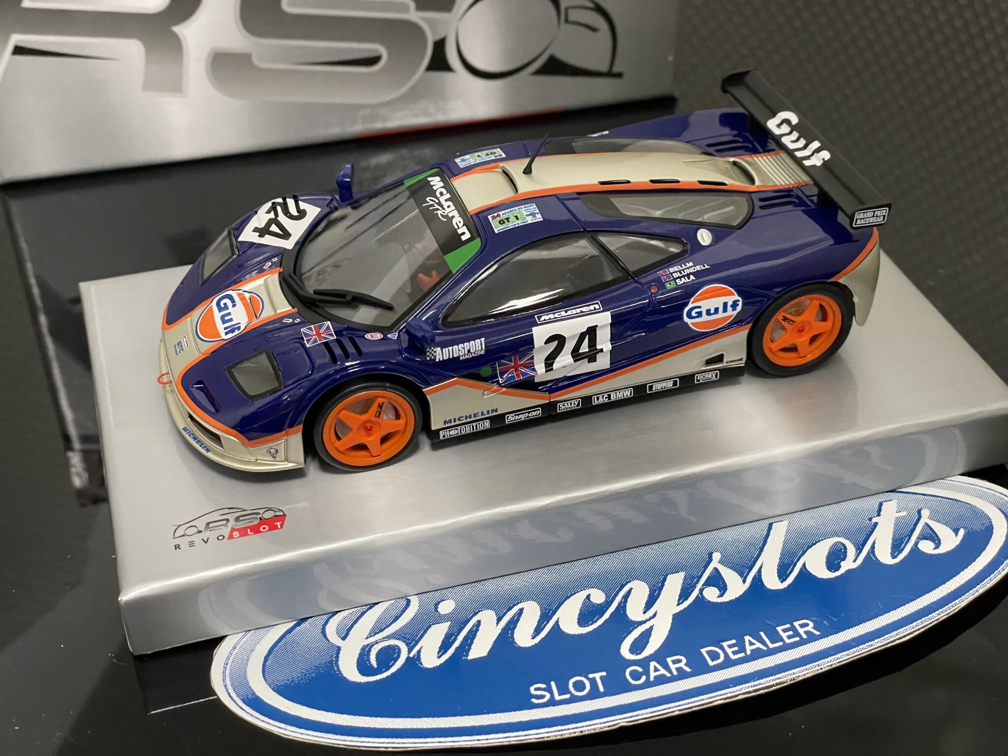 Revoslot RS0143 McLaren F1 GTR #24 Gulf 1/32 Slot Car.