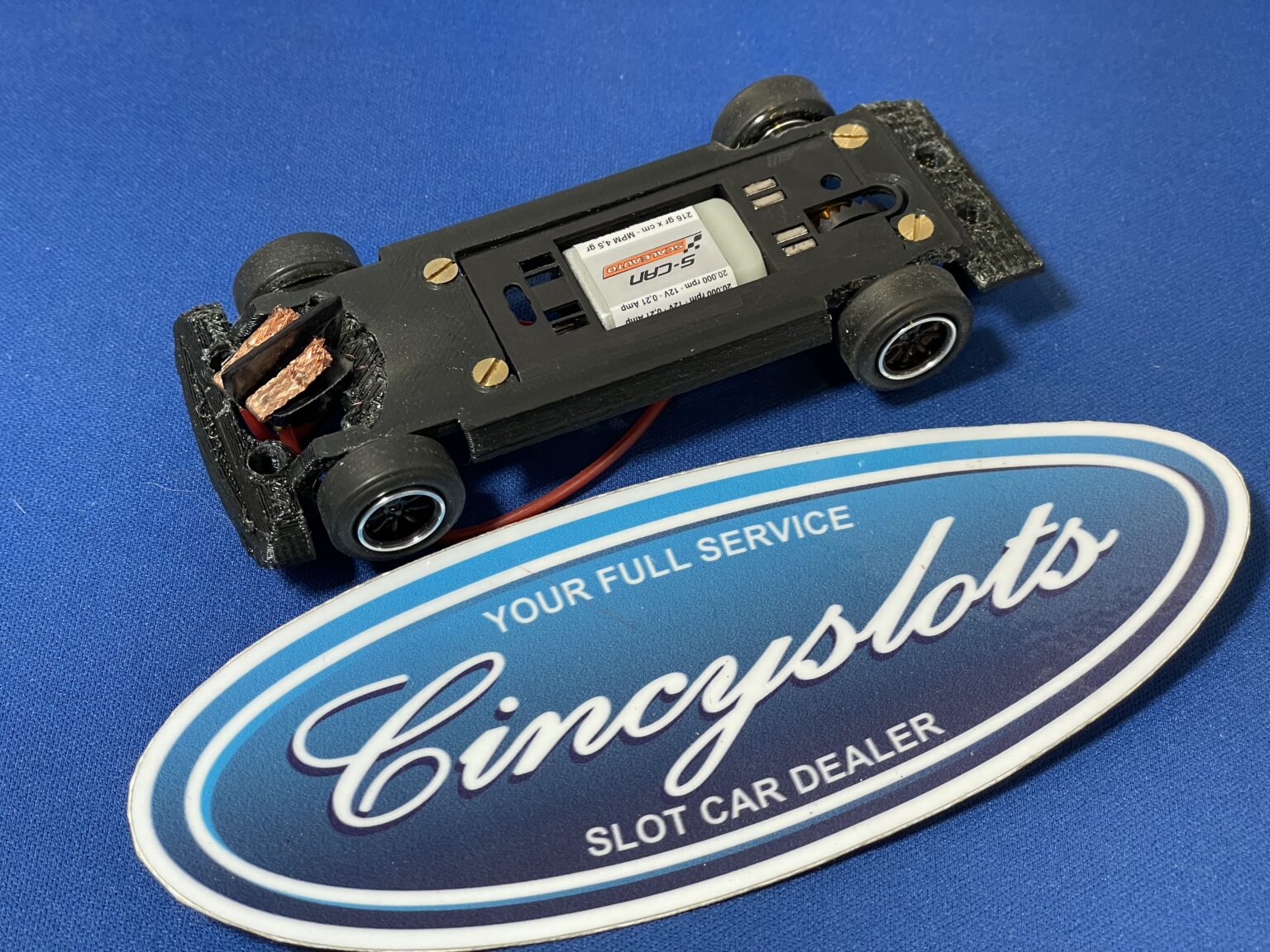 Scalextric Ford Escort 3D Printed Rolling Chassis.