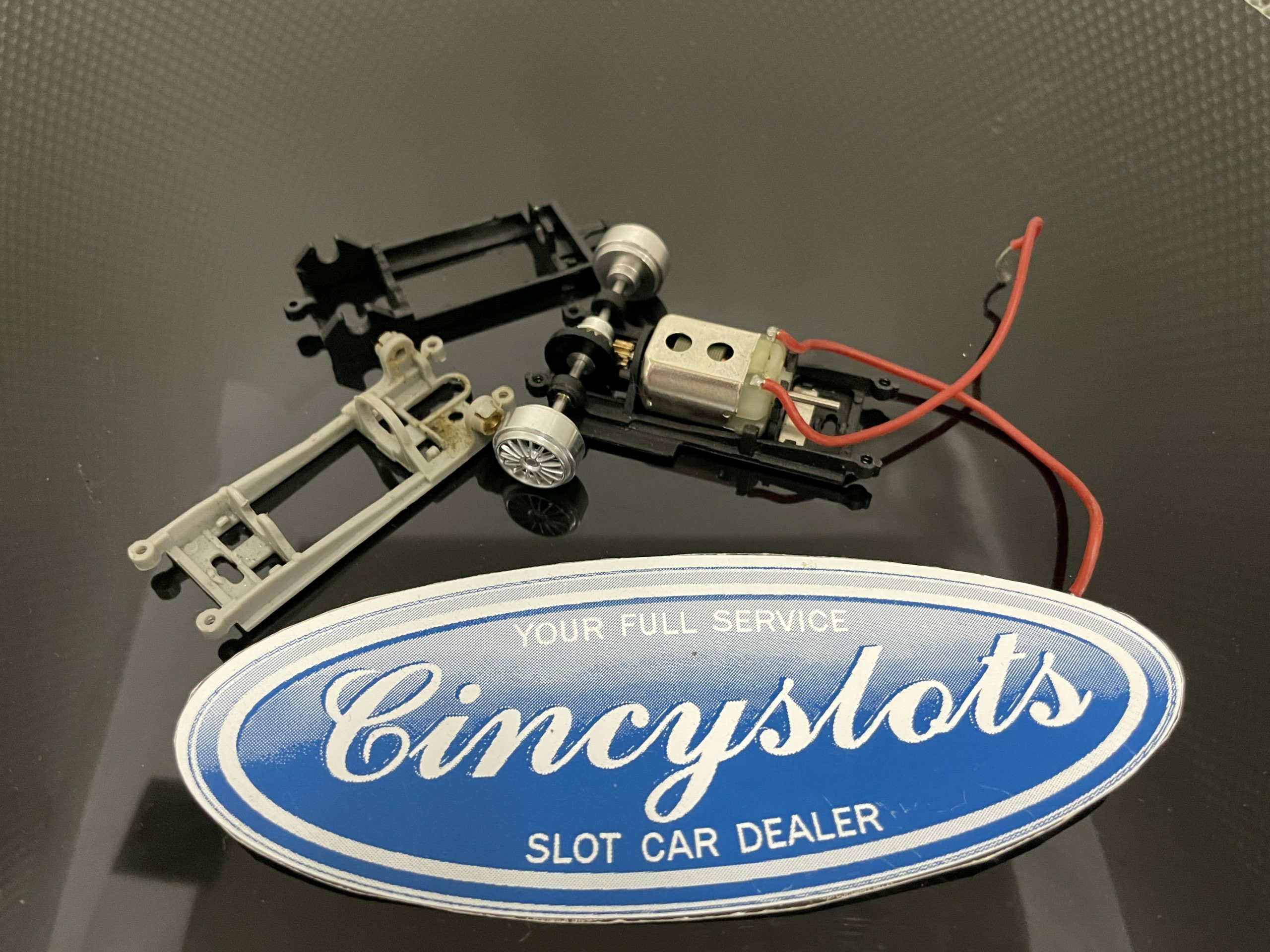 3 Slot.it Avant Motor Pods, Alum Wheels and Motor, used.