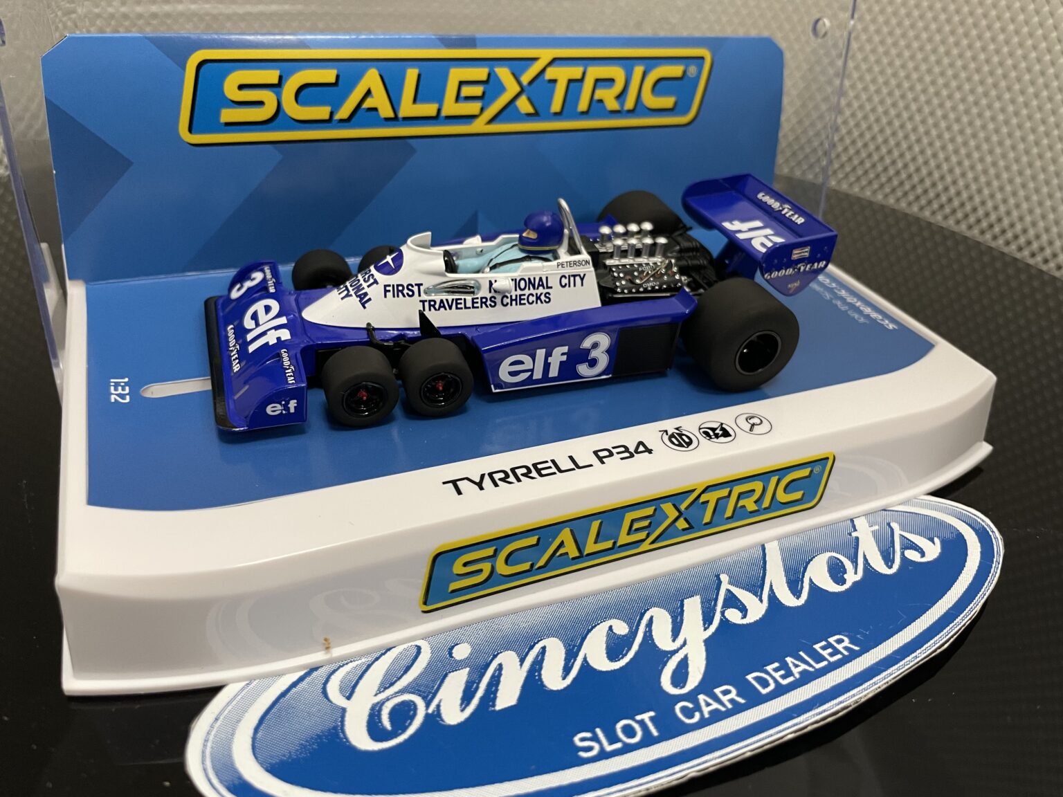 Scalextric C4245 Tyrrell P34 #3 F1.