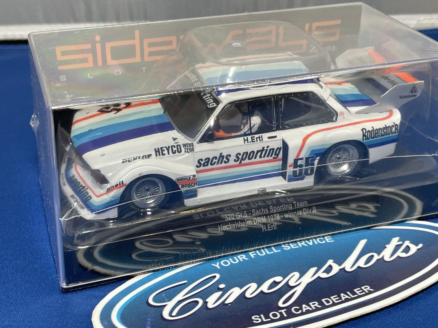 Sideways SW69 BMW 320 1/32 Slot Car.