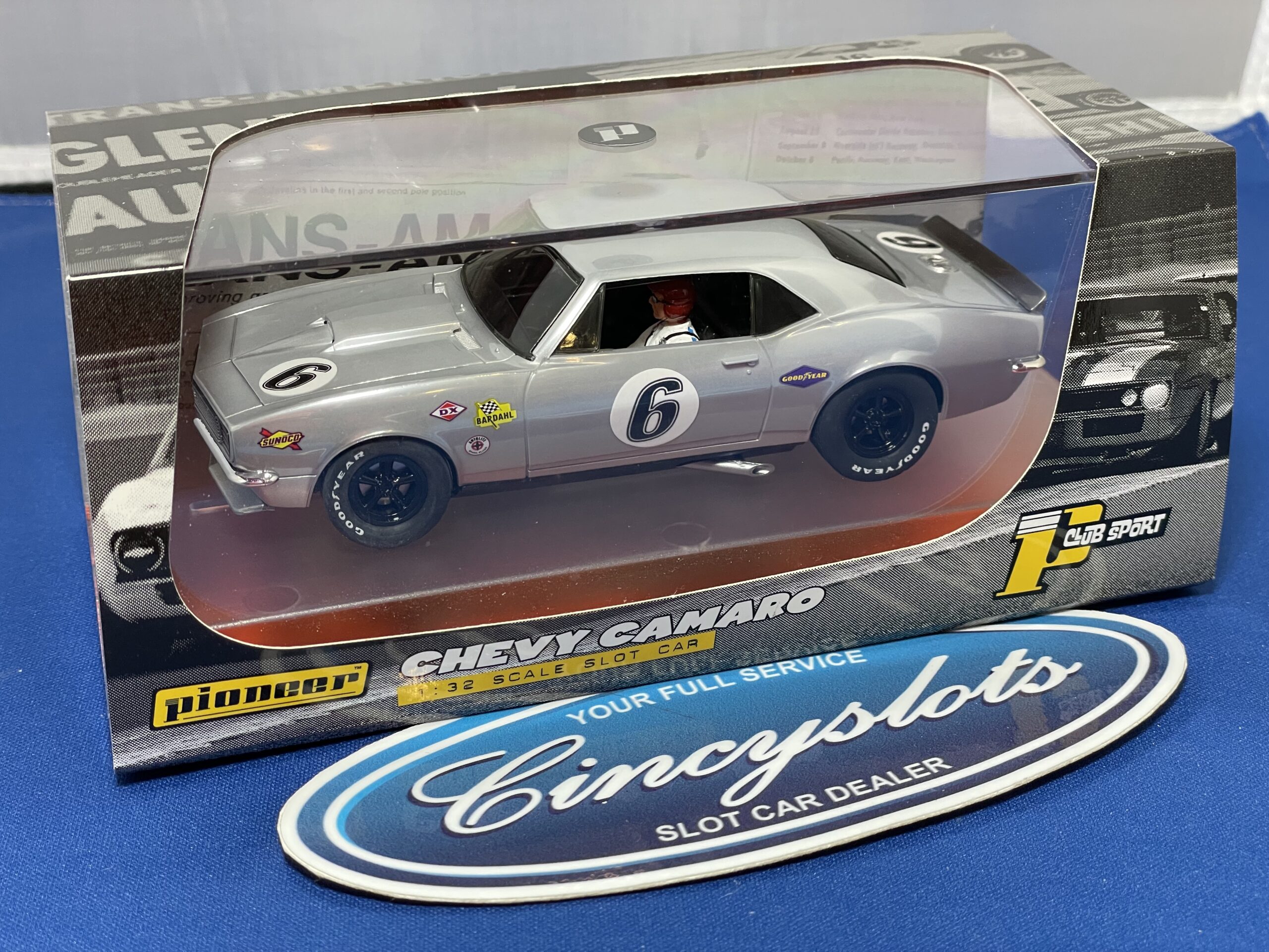 Pioneer P070 Camaro Trans Am Bare Metal Edition. 1/32 Slot Car.