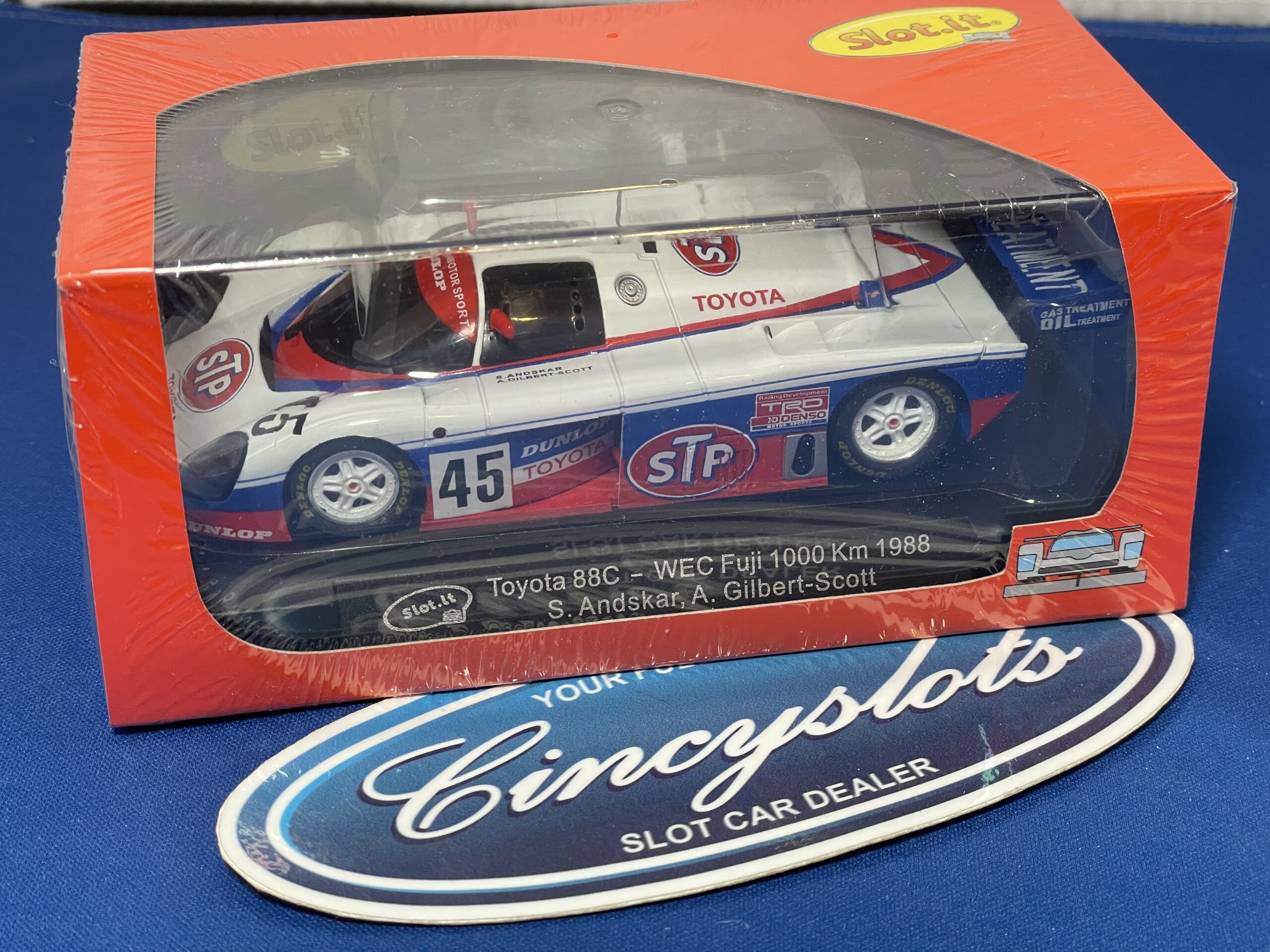 Slot.it CA19e Toyota 88C STP 1/32 Slot Car. Open Box