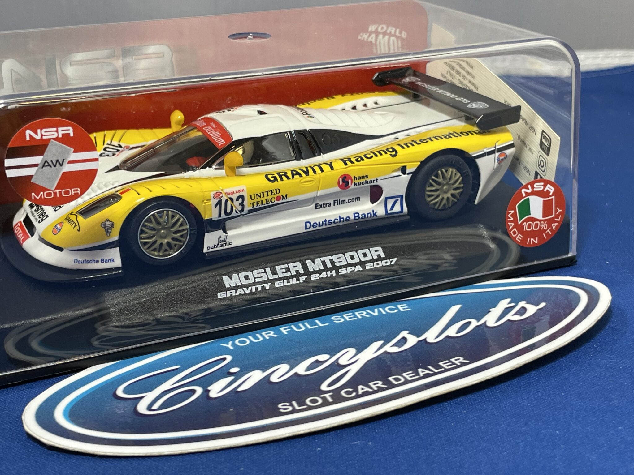 NSR 0274 AW Mosler EVO5 1/32 Slot Car.