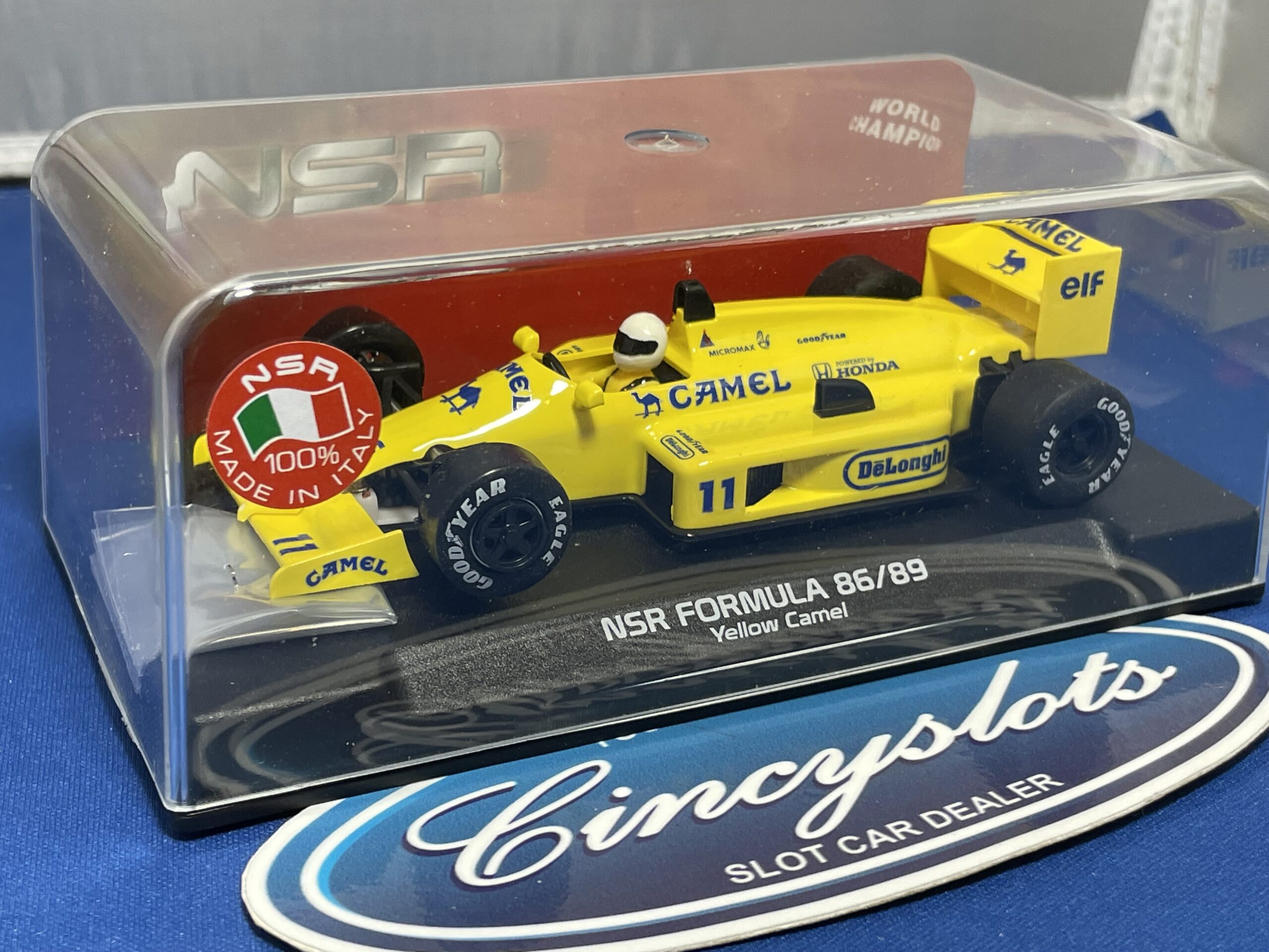 NSR 0202IL Formula 86/89 Camel #11 1/32 Slot Car MIB