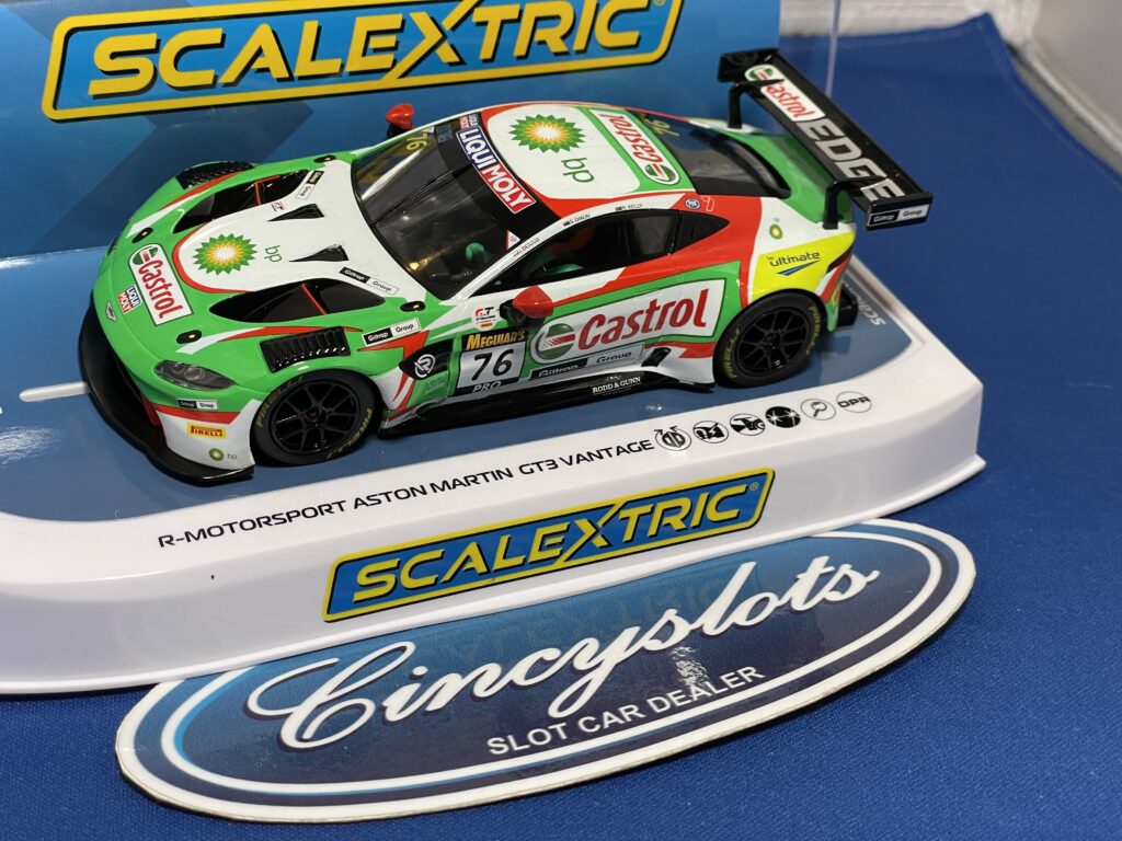 Scalextric C4218 Aston Martin Vantage GT3, 1/32 Slot Car.