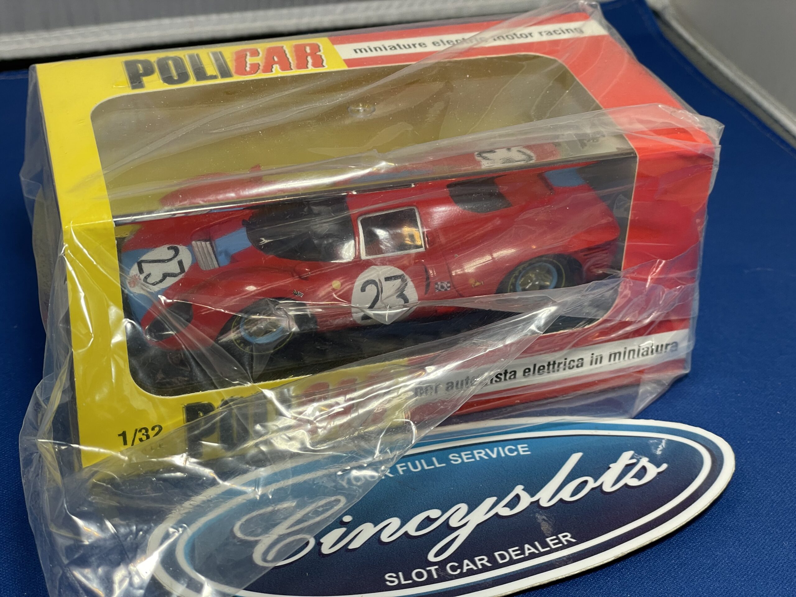Policar CAR06c Ferrari 412p #23, 1/32 Slot Car.