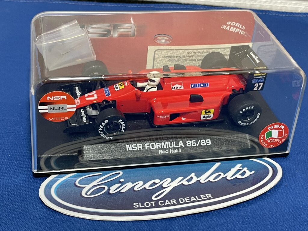 NSR 0164IL Formula 86/89 Ferrari #27, 1/32 Slot Car.