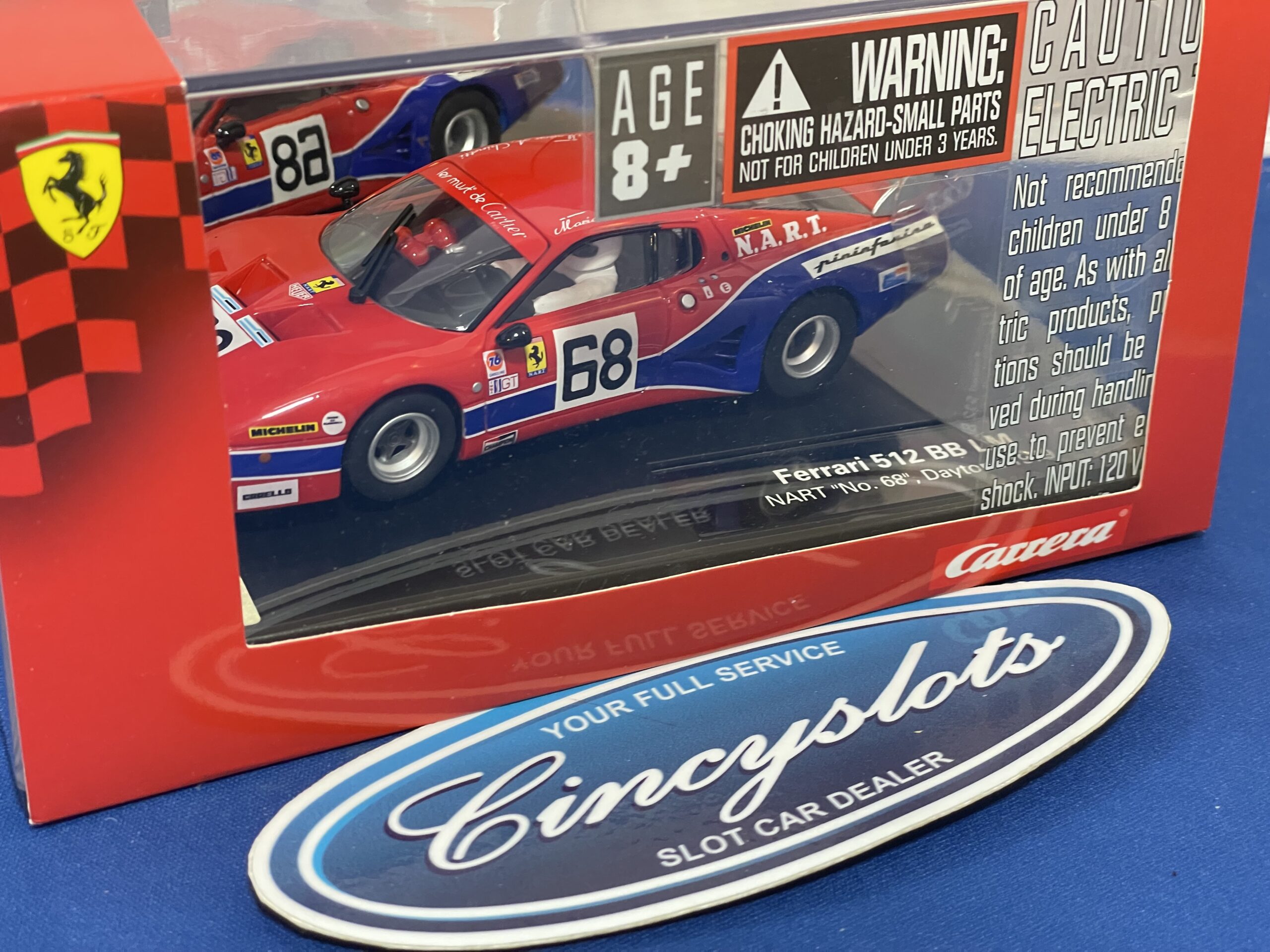 Carrera Evolution 27371 Ferrari 512 BB, 1/32 Slot Car.