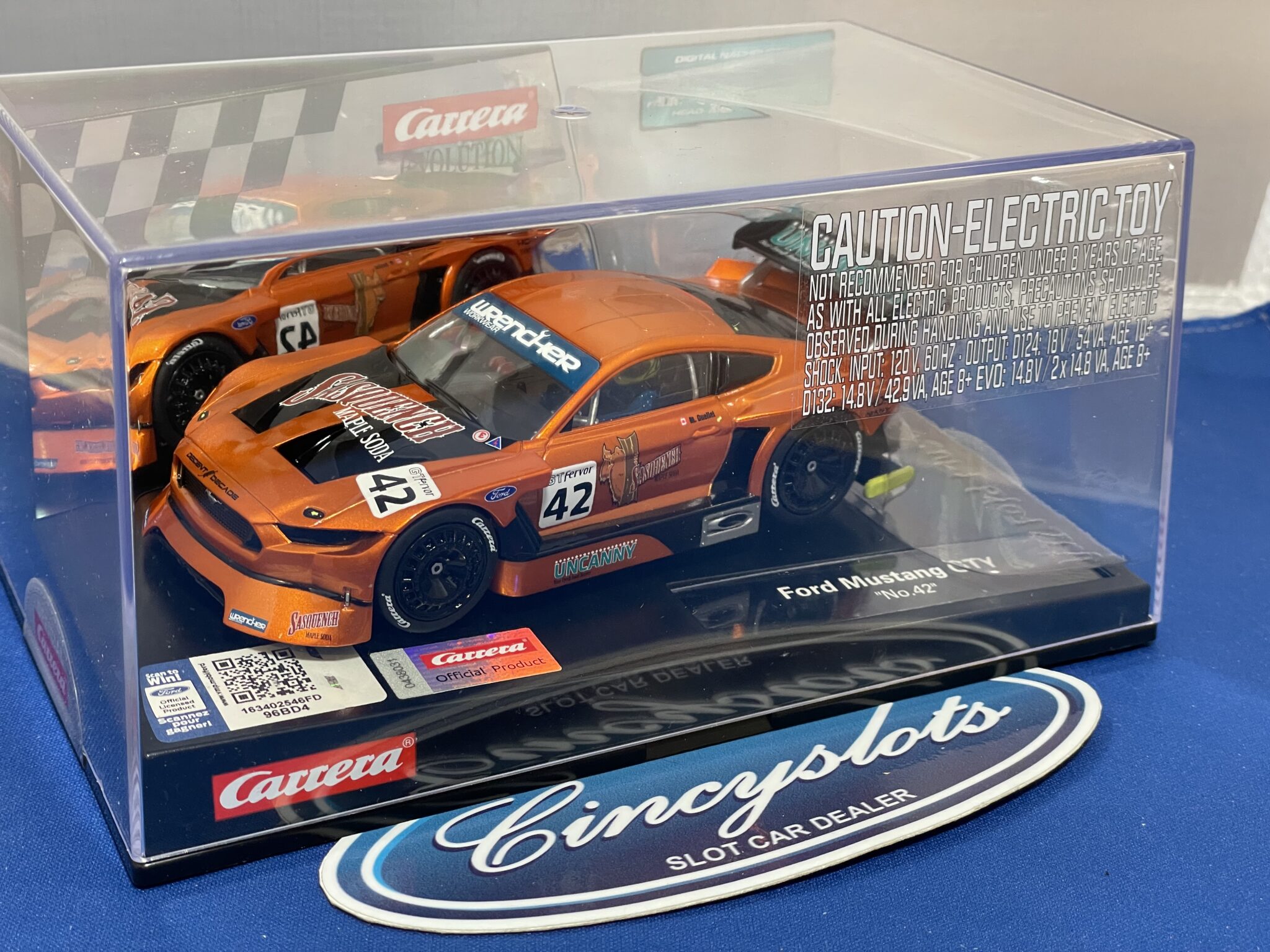 Carrera Evolution 27669 Ford Mustang GTY, 1/32 Slot Car.