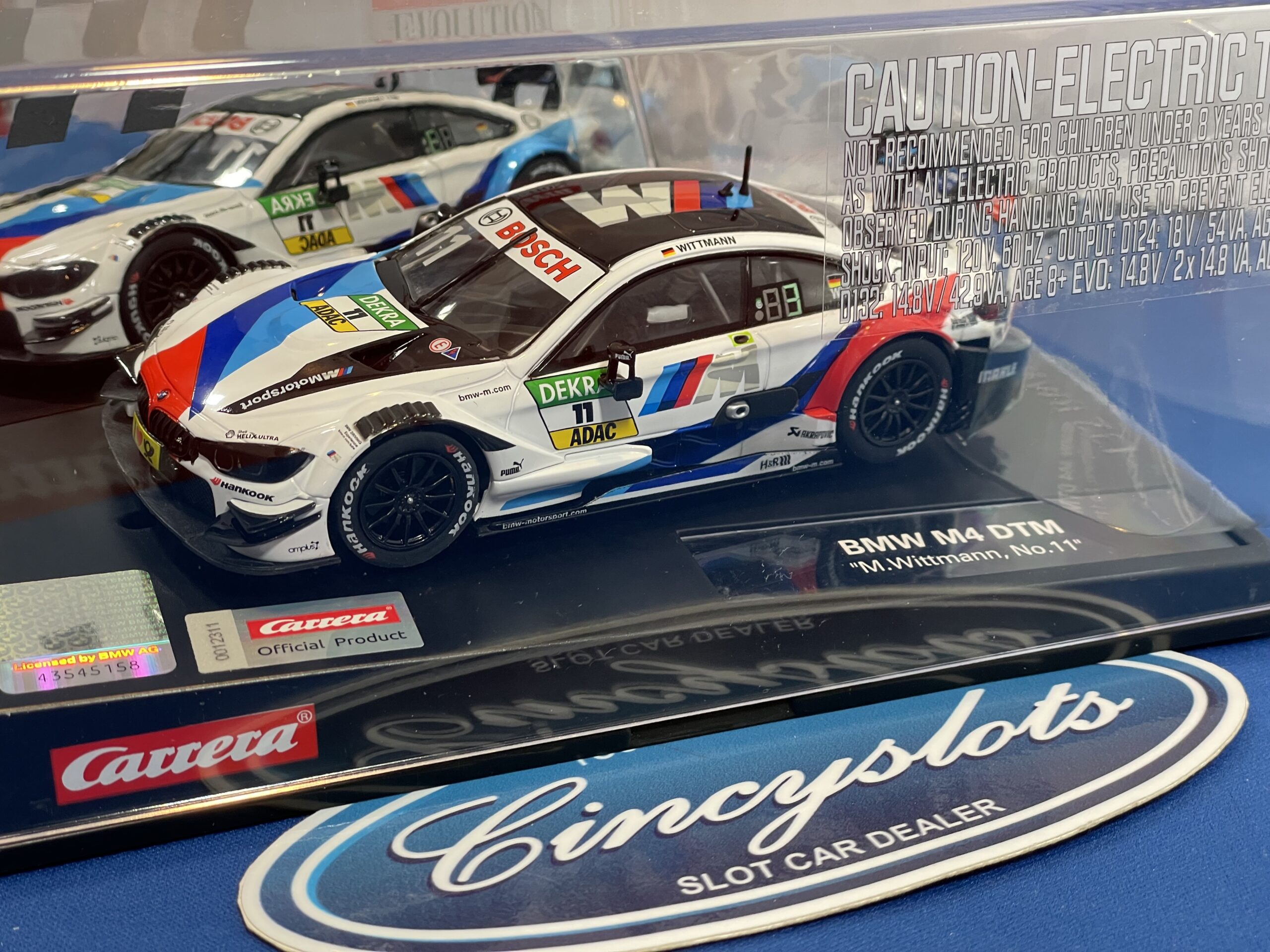 Carrera Evolution 27602 BMW M4 1/32 Slot Car.
