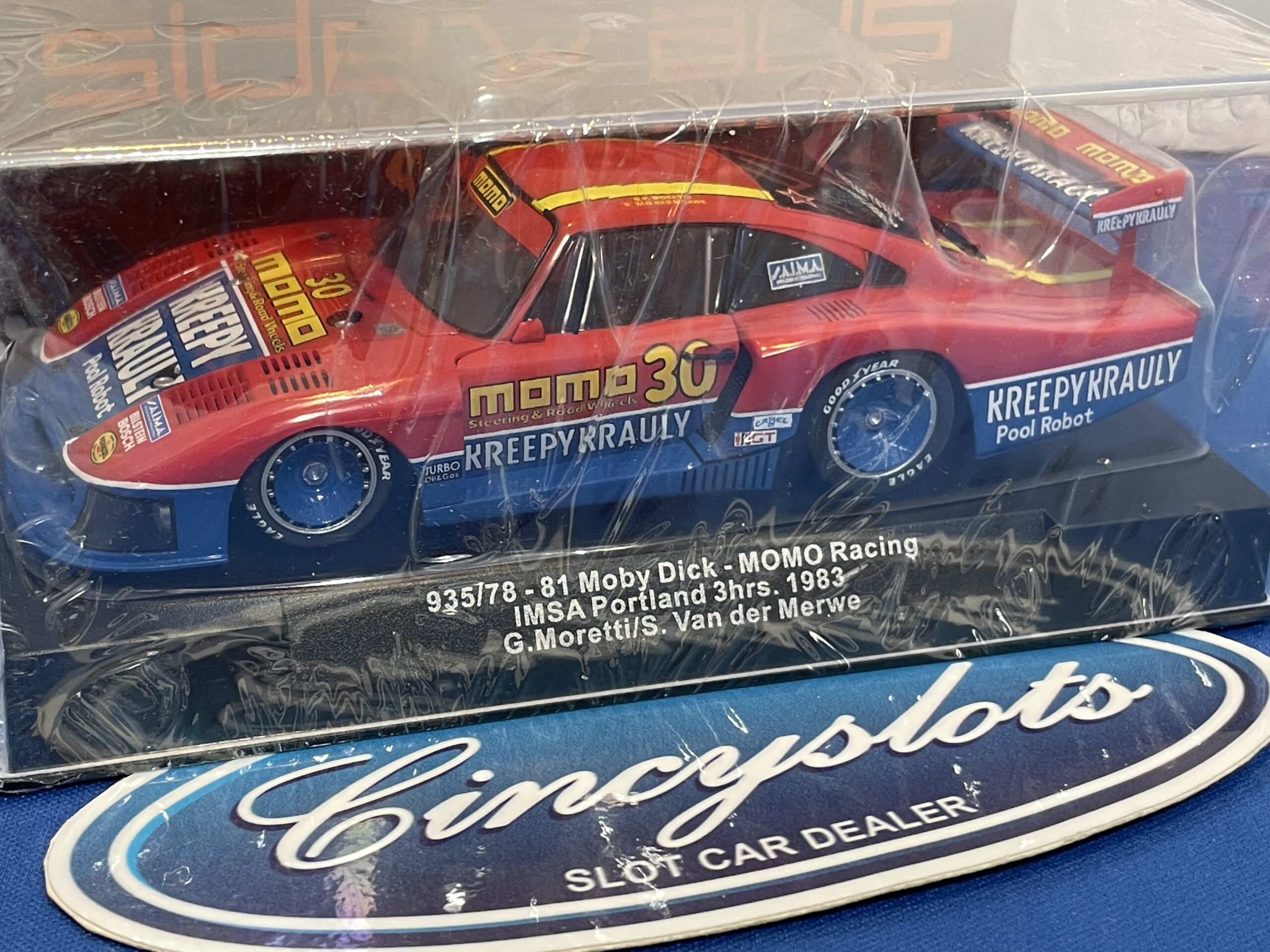 Sideways SW57 Porsche 935/78 MOMO 1/32 Slot Car.