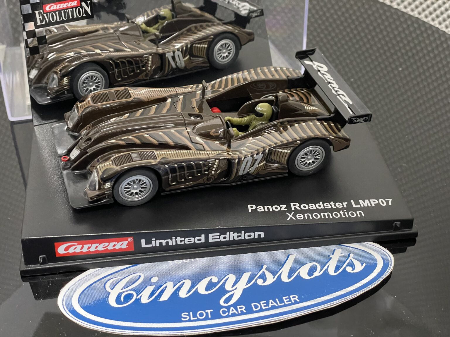 Carrera Evolution 25480 Panoz LMP07 1/32 Slot Car Limited Edition.