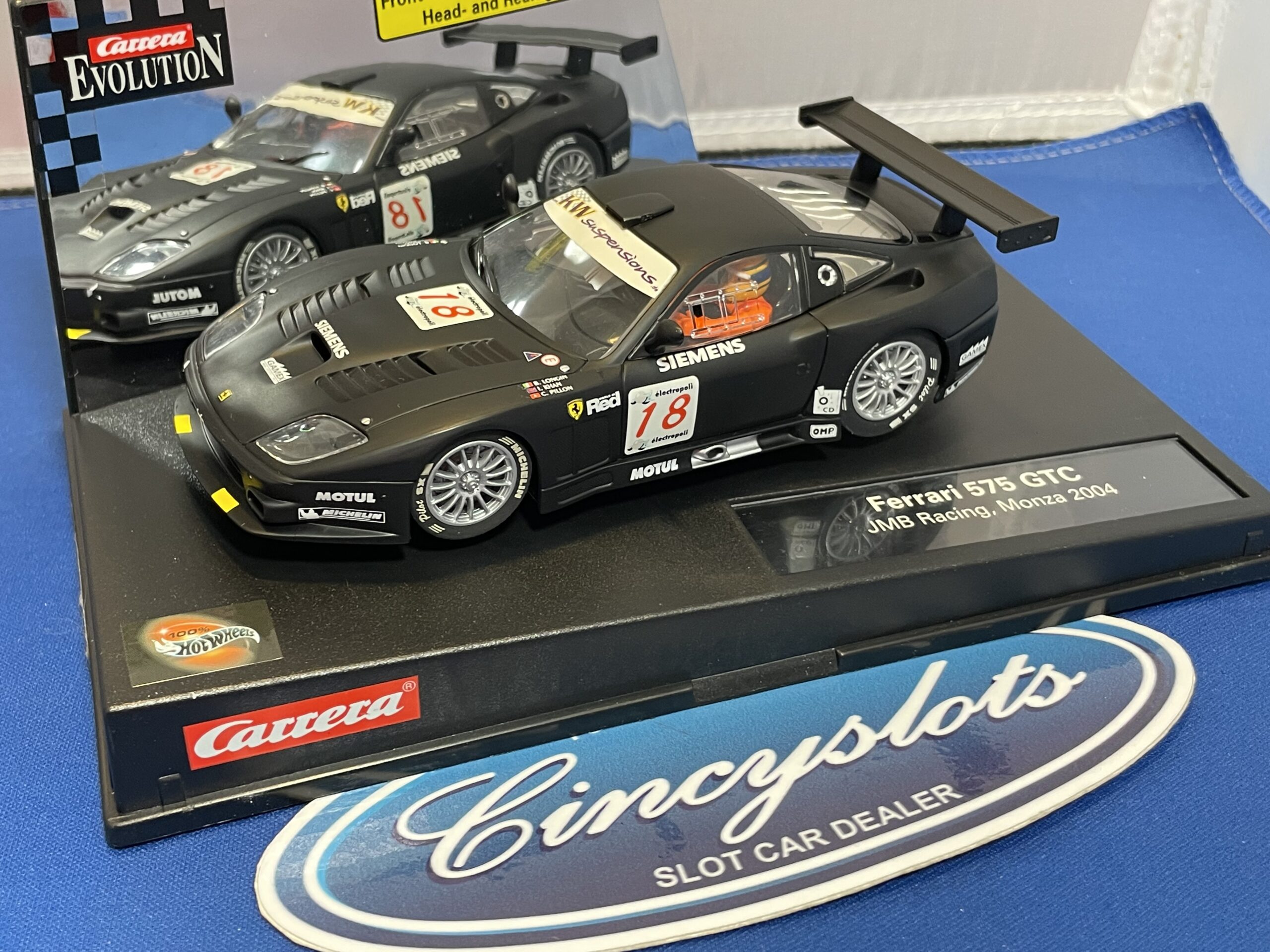 Carrera Evolution 25752 Ferrari 575, Lightly Used 1/32 Slot Car.