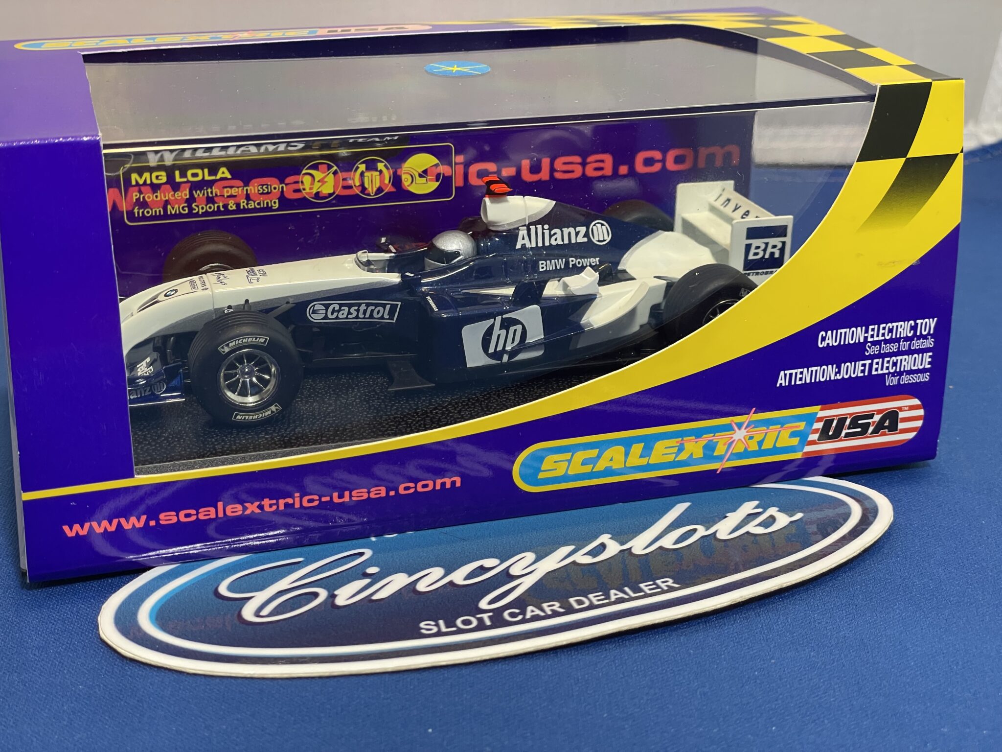 Scalextric C2583 BMW Williams F1, 1/32 Slot Car.