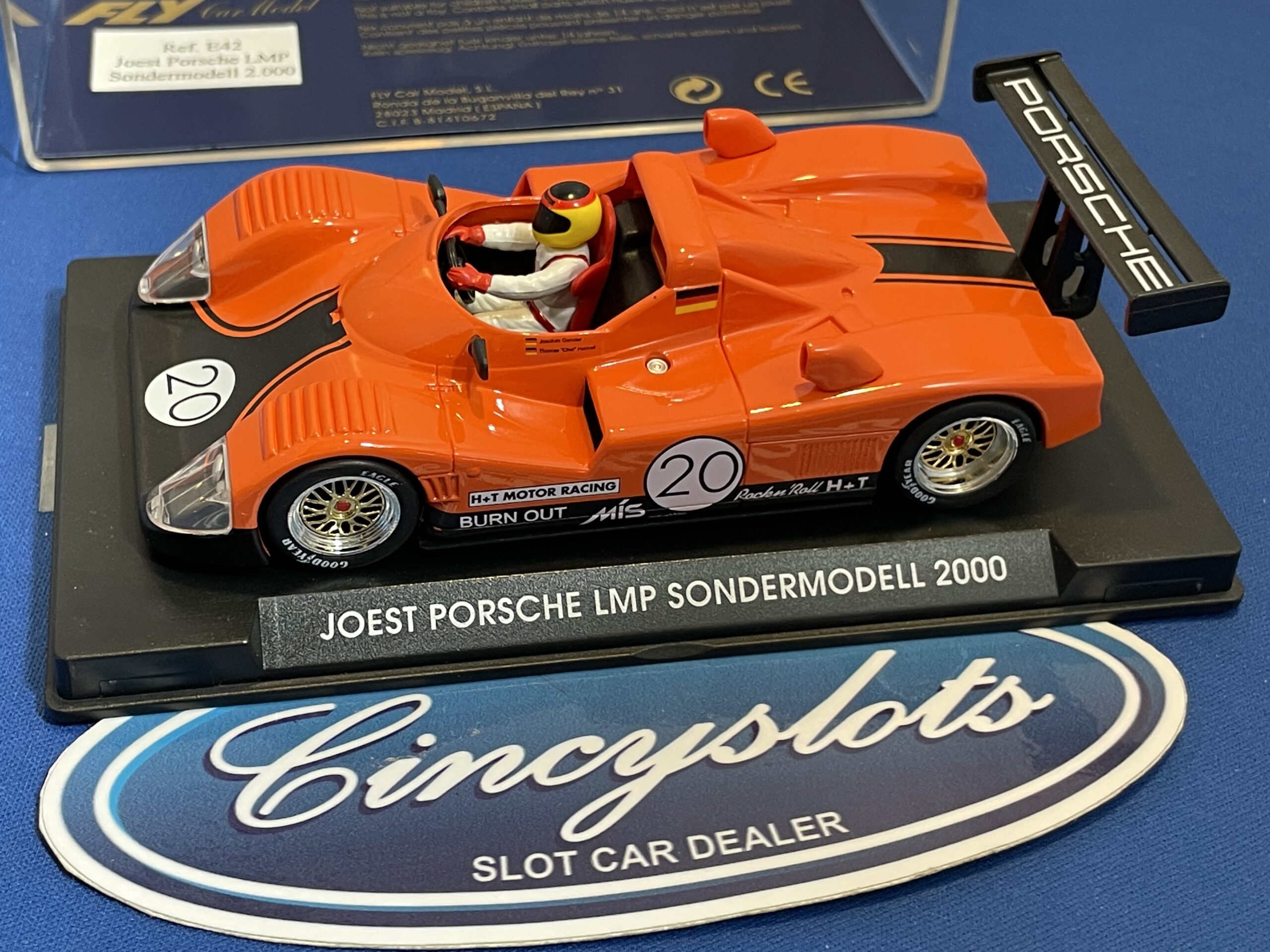 FLY E42 German Limited Edition Porsche Joest, 1/32 Slot Car.