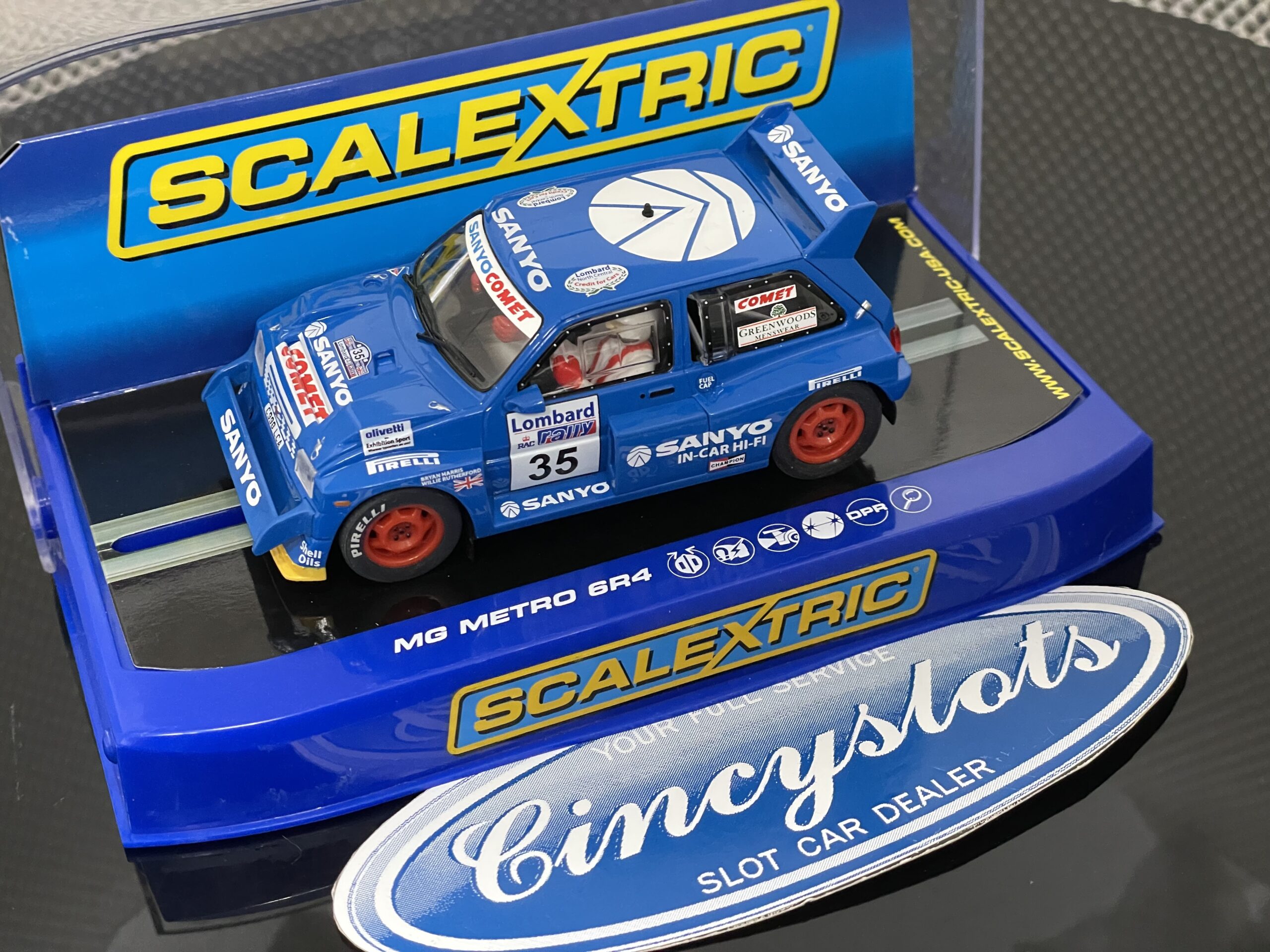 Scalextric C3639 MG Metro, 1/32 Slot Car, Used.