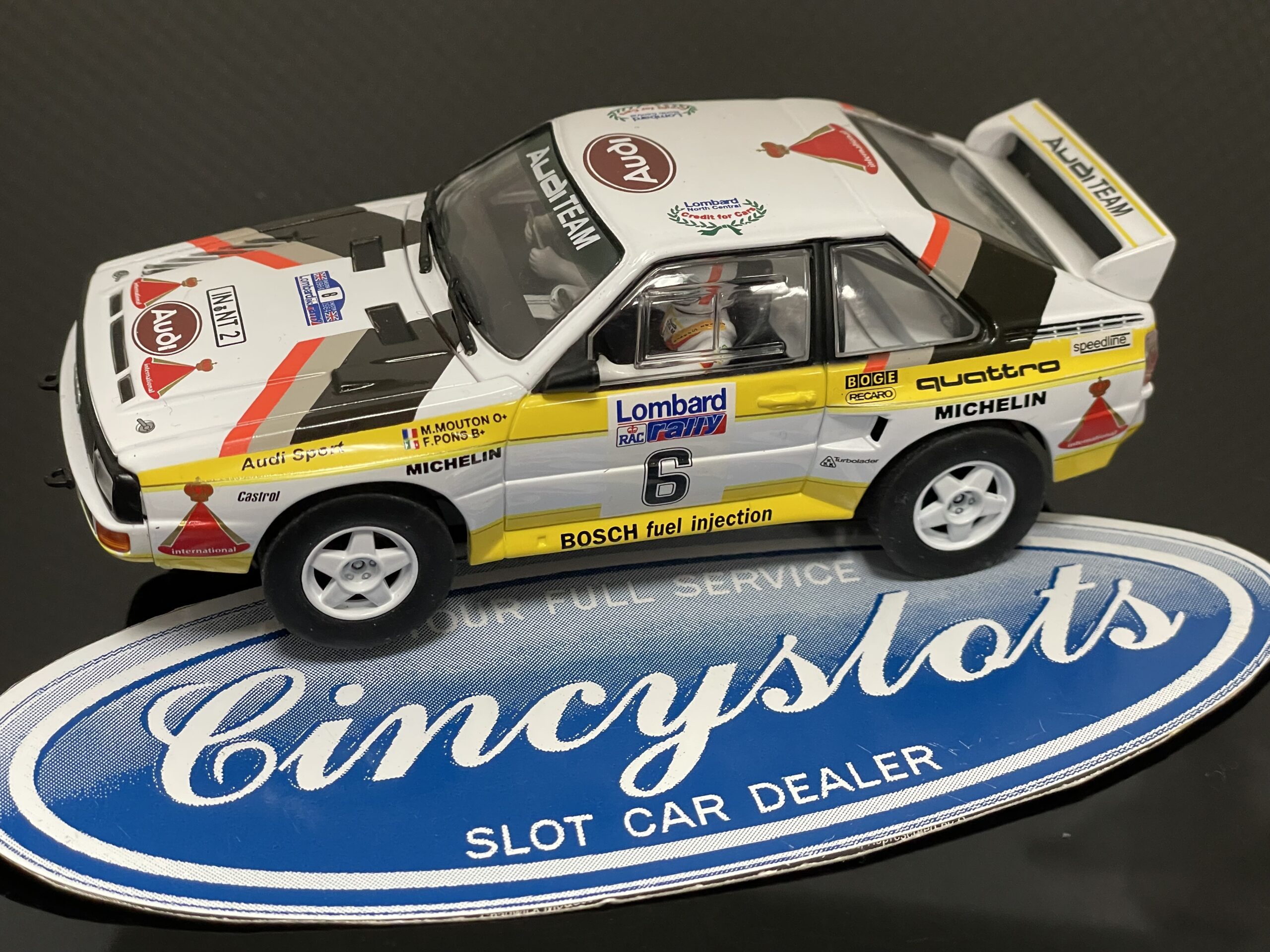 Revell Monogram Audi Sport Quattro, 1/32 Slot Car, Lightly Used.