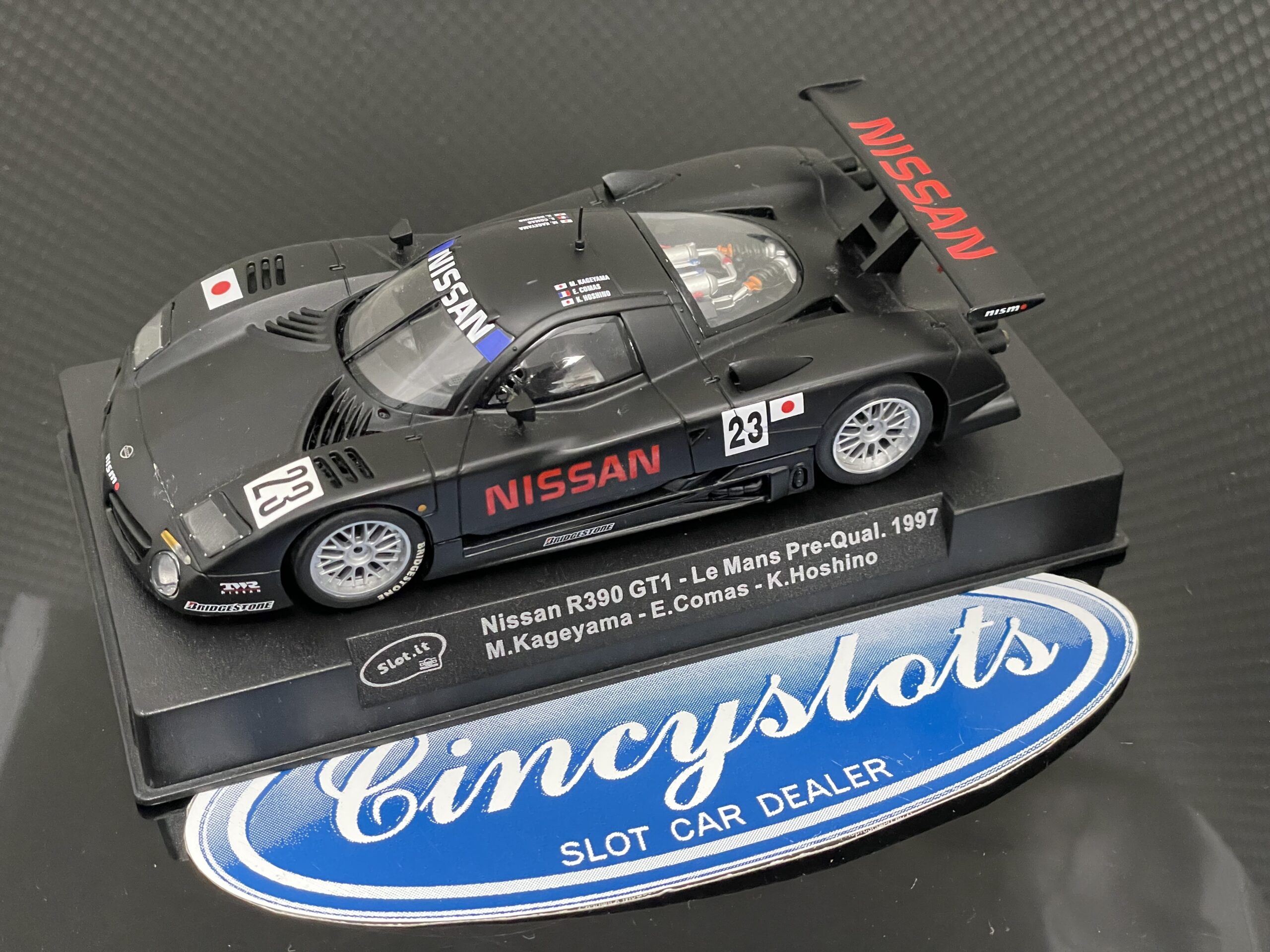 Slot.it Nissan R390 Test Car #23, Lightly Used. NO ORANGE SLEEVE