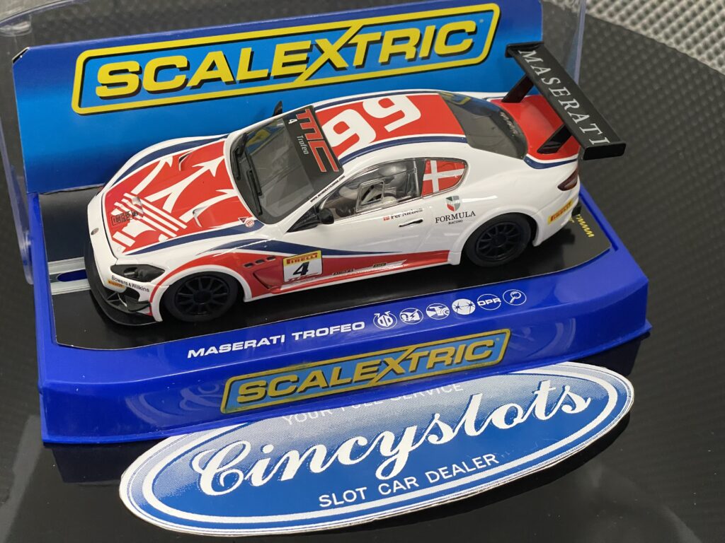 Scalextric C3572 Maserati Trofeo, 1/32 Slot Car., Lightly Used.