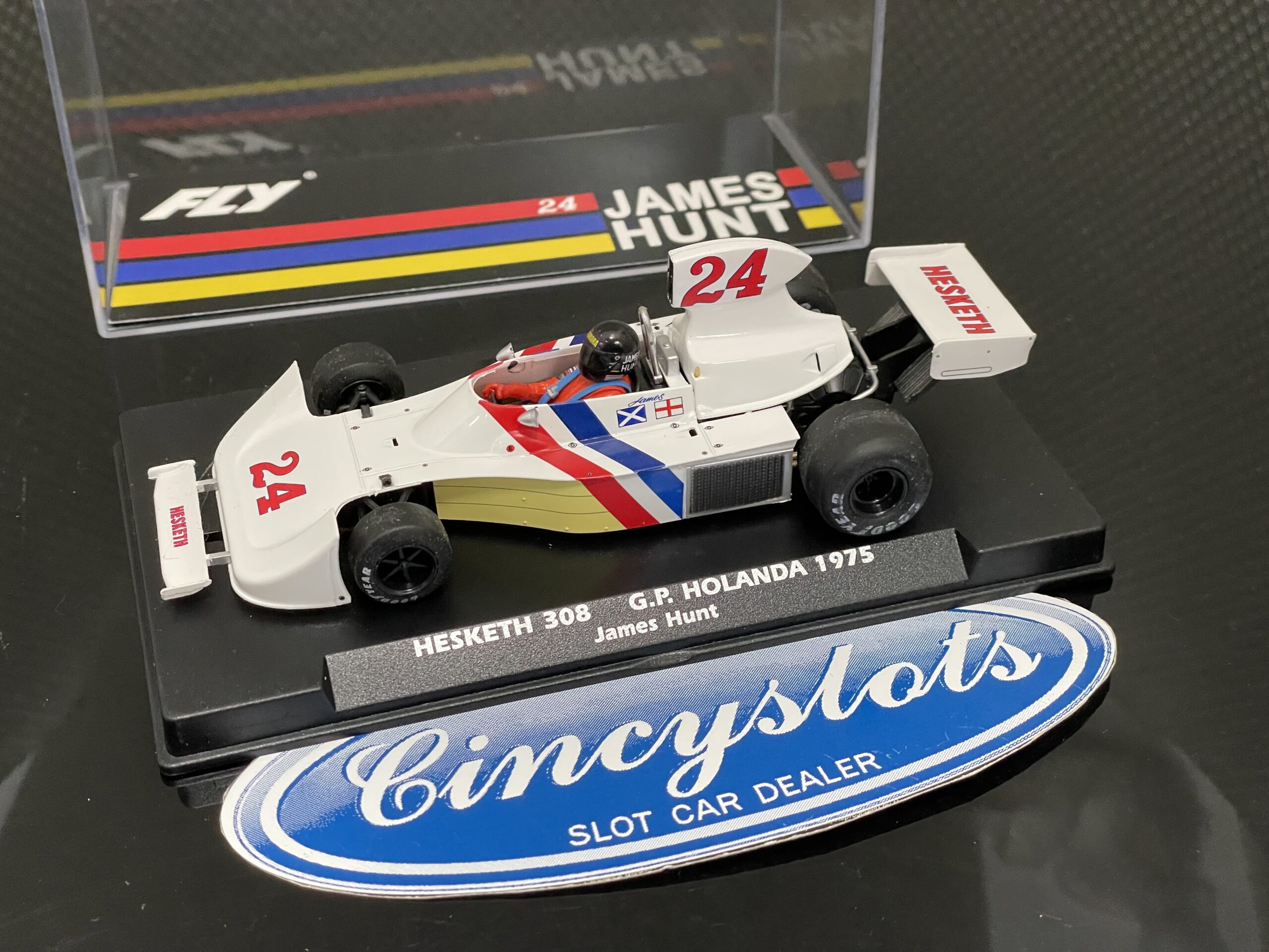 FLY A2006 Hesketh 308 James Hunt, 1/32 Slot Car. Lightly Used.
