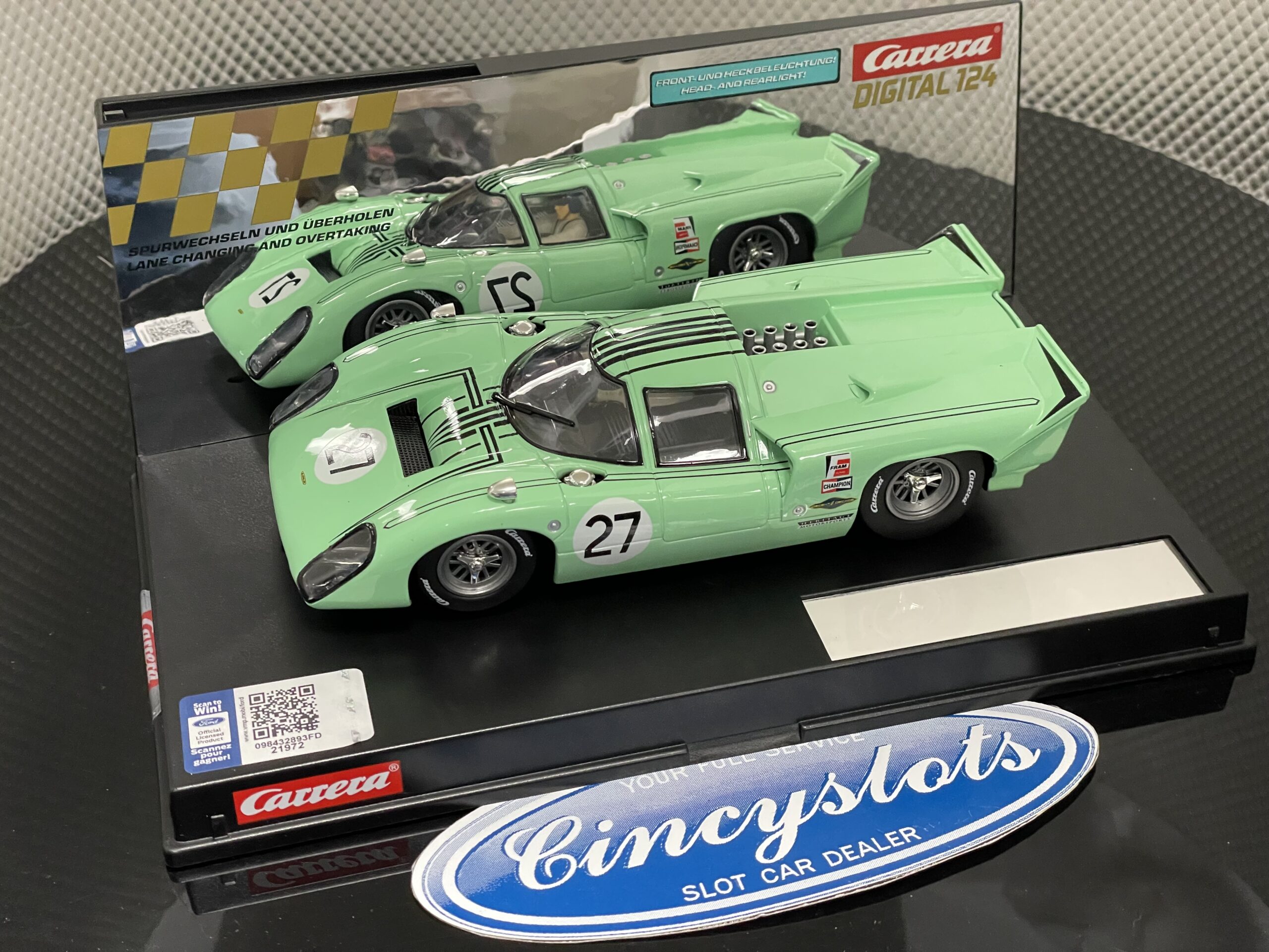Carrera D124 23938 Lola T70 MKIIb 1/24 Slot Car NEW WRONG BOX.