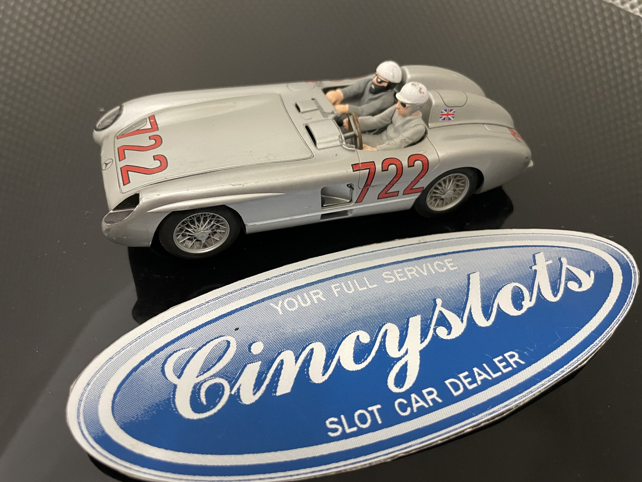 Scalextric Mercedes 300SLR Rough, tested and Running.