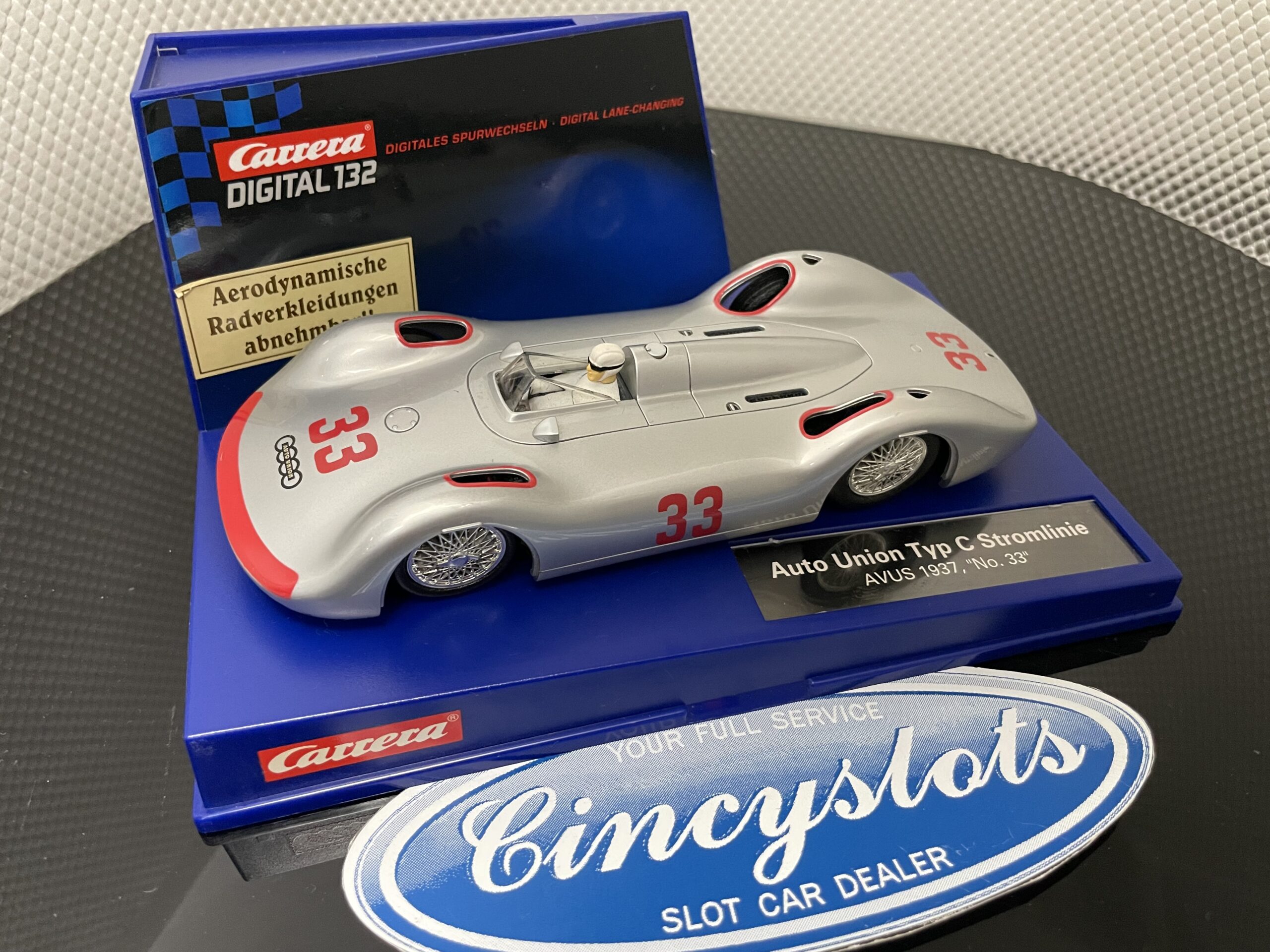 Carrera 30557 Digital Auto Union Used. Needs Tires.