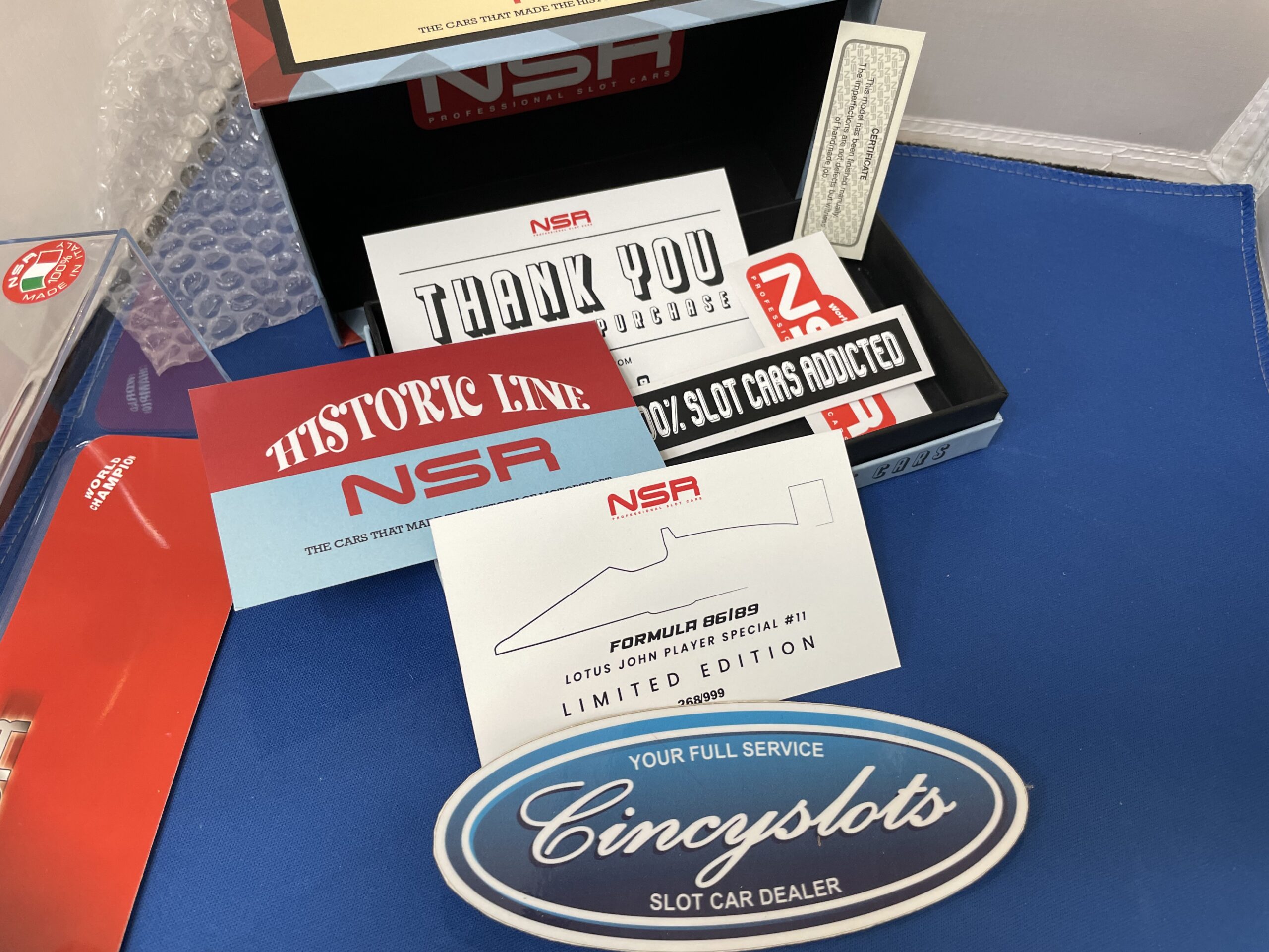 NSR NSRSET22 Formula 86/89 John Player 1/32 Slot Car.