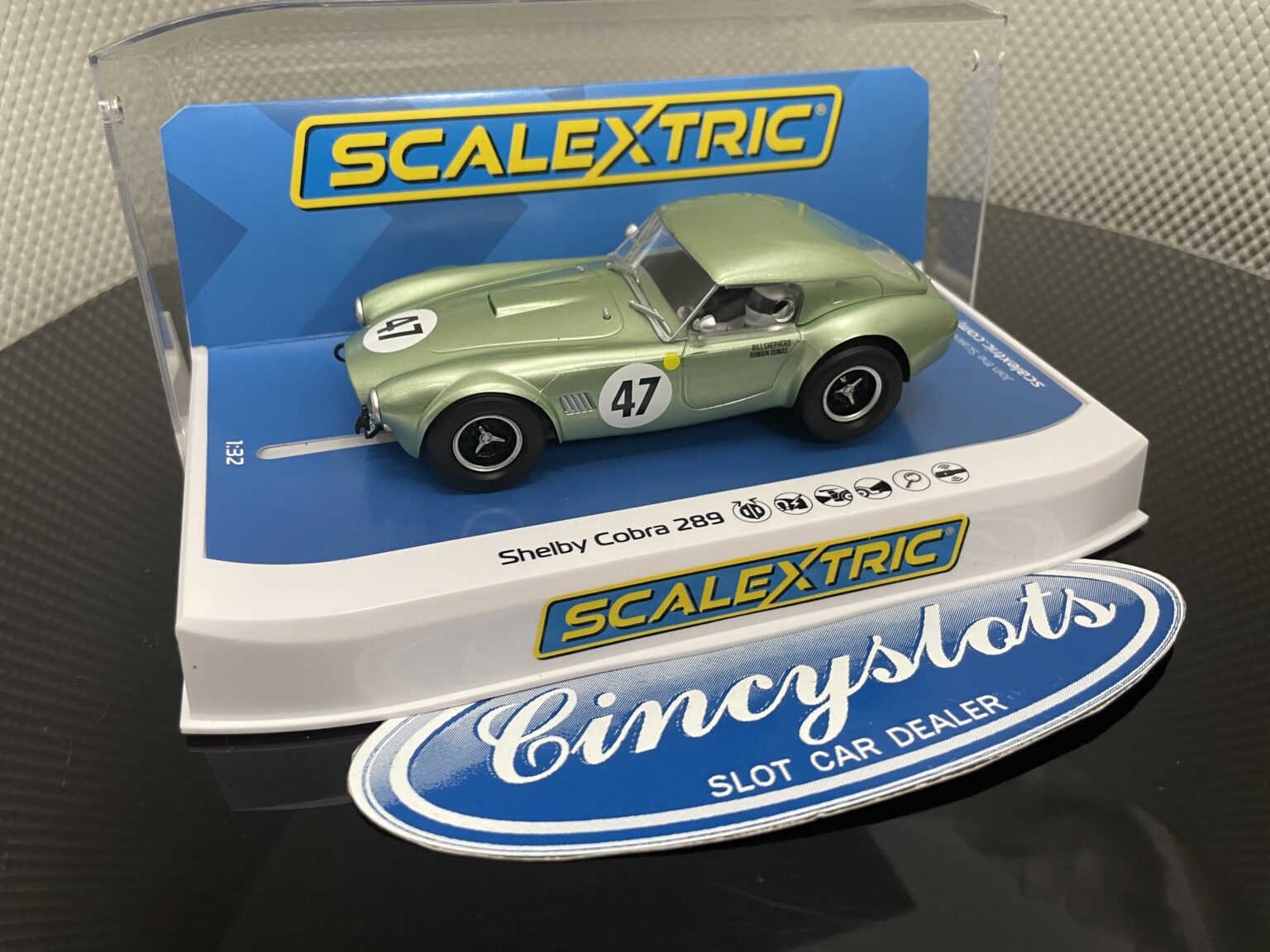 Scalextric C4338 Shelby Cobra 289 1/32 Slot Car.