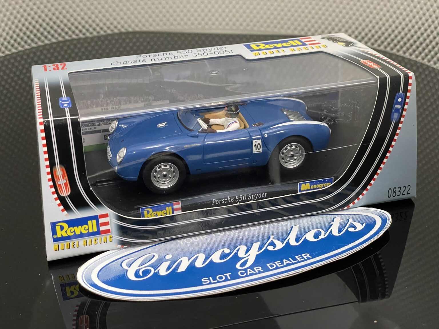 Revell 8322 Porsche 550 Spyder 1/32 Slot Car.