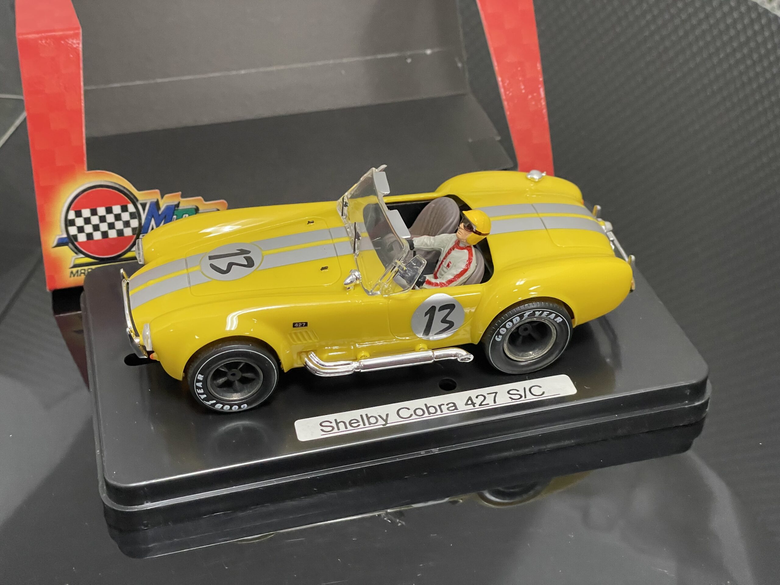 MRRC MC9921 Shelby Ford Cobra Yellow 1/32 Slot Car.