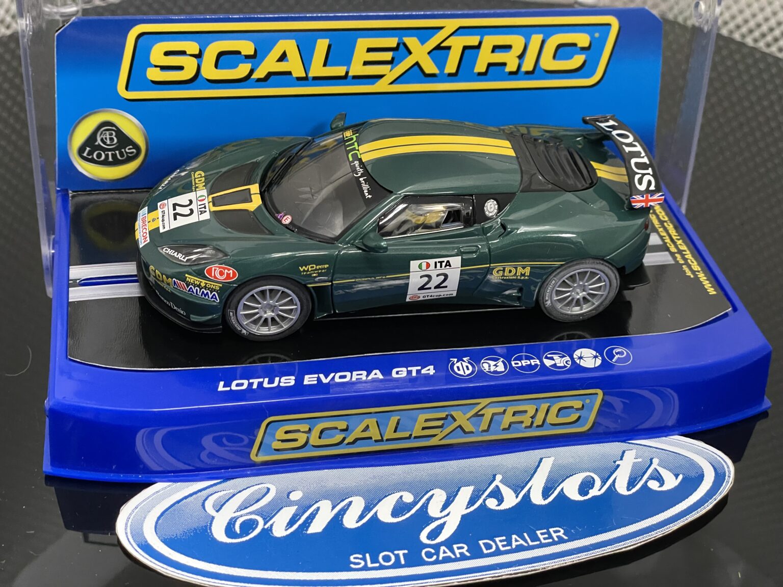 Scalextric C3427 Lotus Evora Limited Edition 1/32 Slot Car.