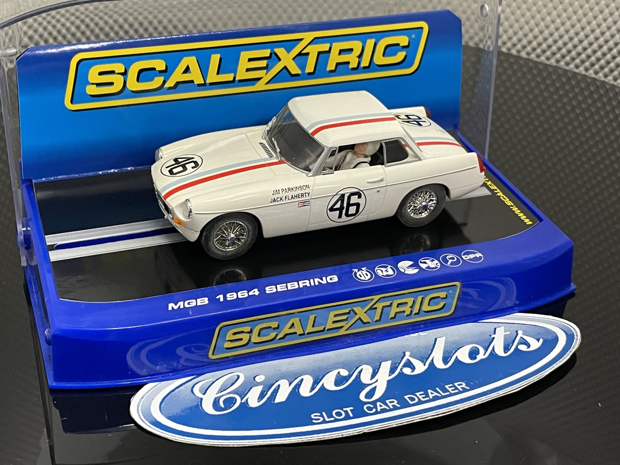 Scalextric C3415 MGB 1/32 Slot Car.