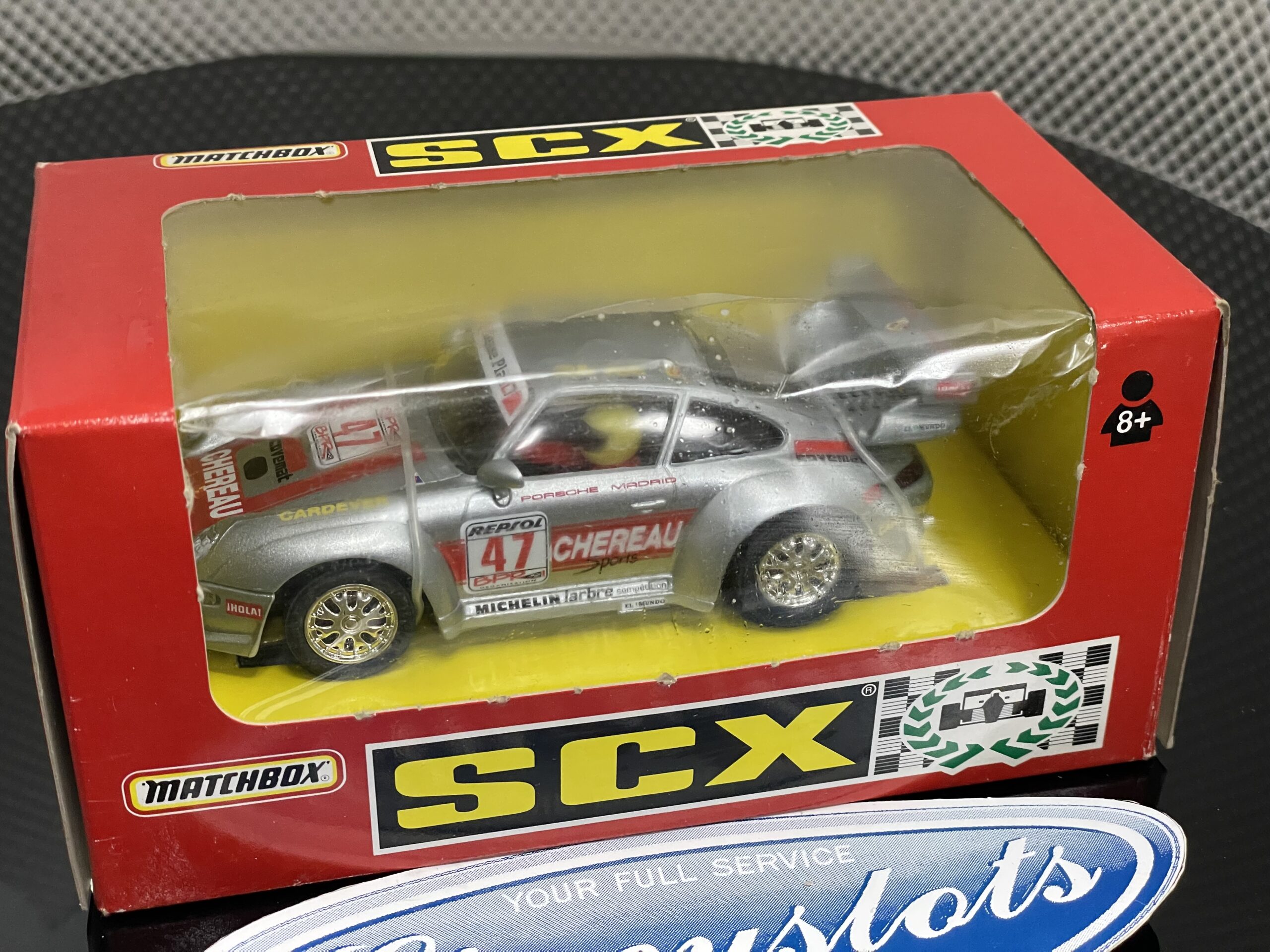Matchbox SCX Slot Car 83490 Porsche 911 Chereau New Old Stock.
